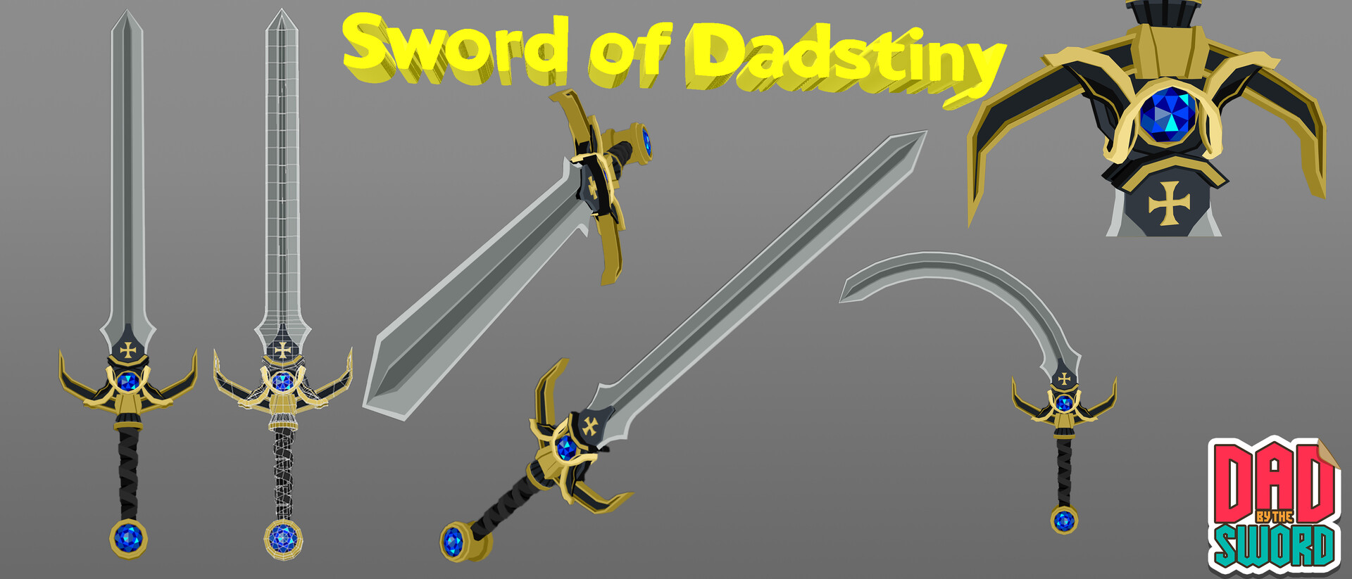 Jonathan Yandel - Art from Dad By The Sword: Swords