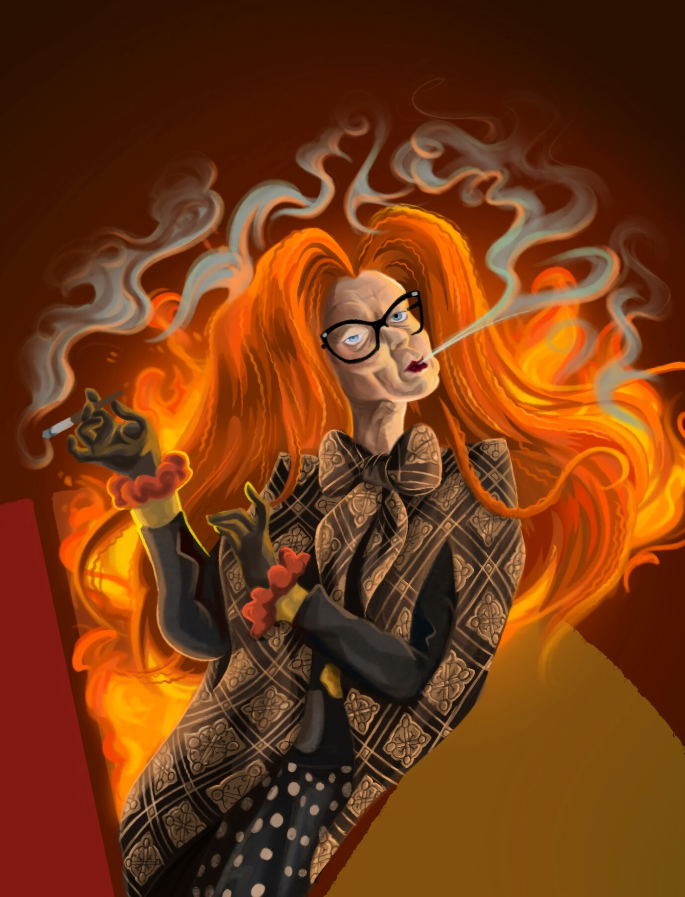ArtStation - Myrtle Snow from American horror story apocalypse for ...