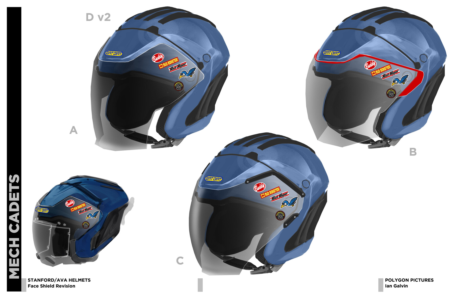 Ian Galvin - MECH CADETS Main Character Props