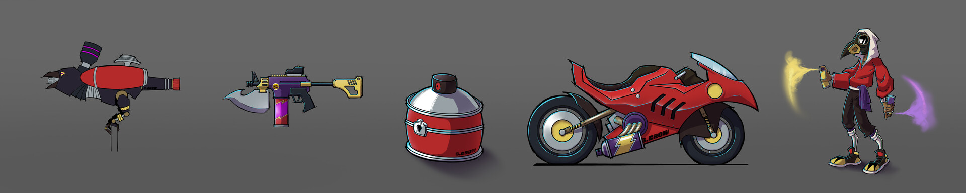 ArtStation - Graffiti Crow