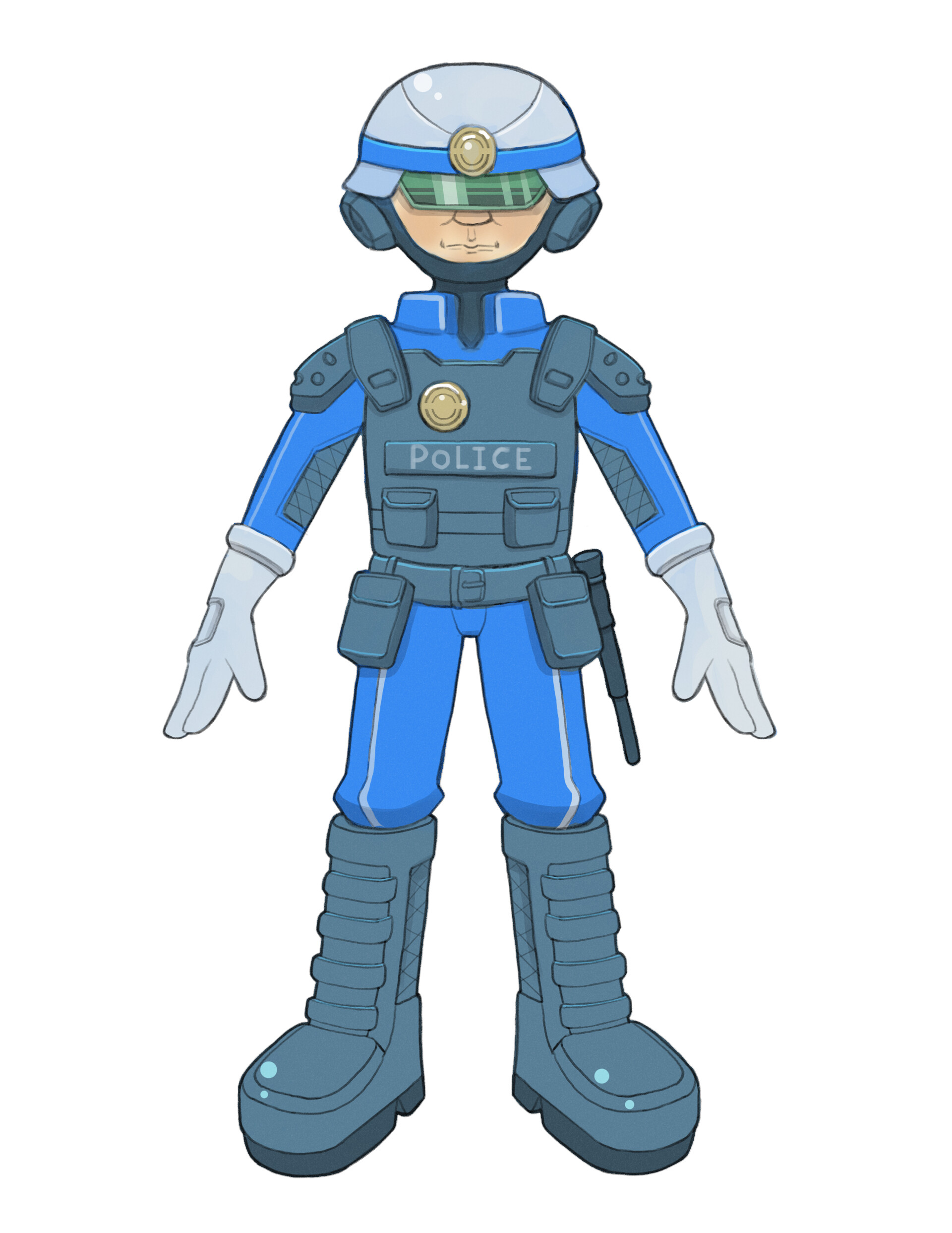 ArtStation - Future Cop Sketch