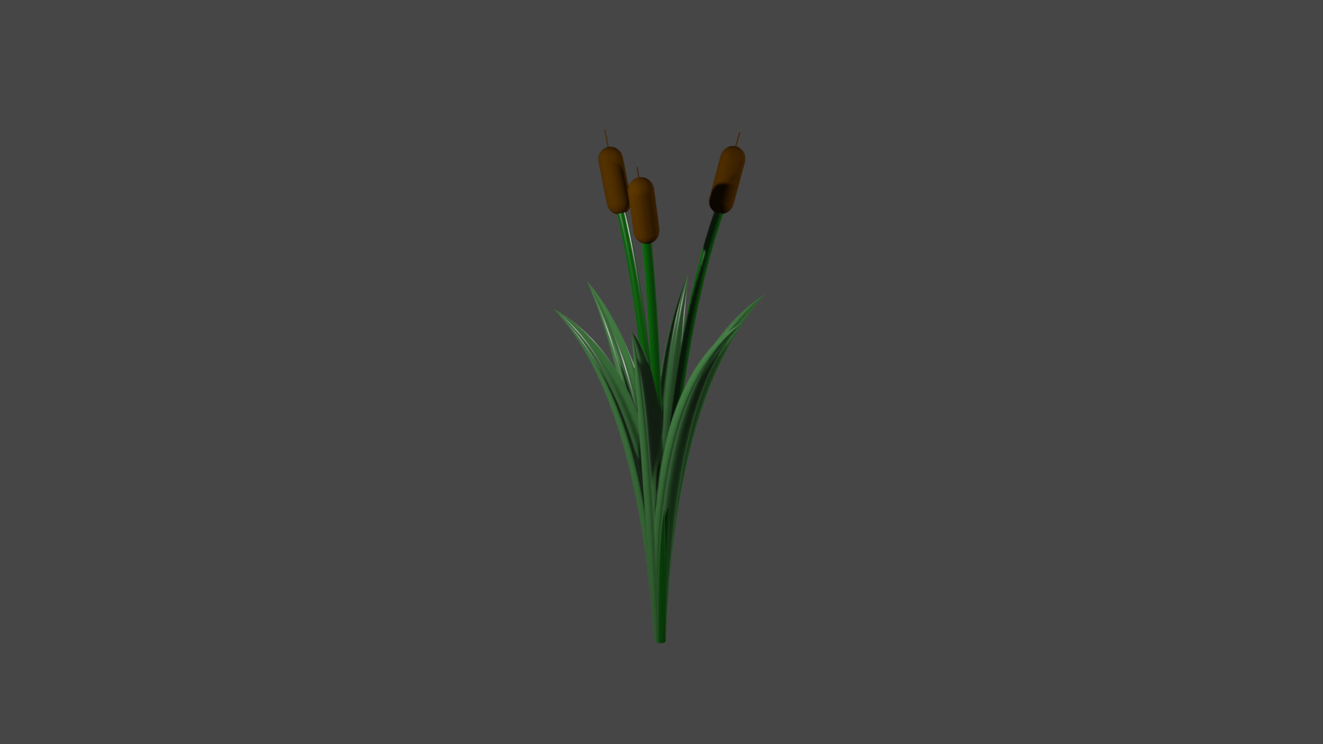 ArtStation - Low-Poly Cattails