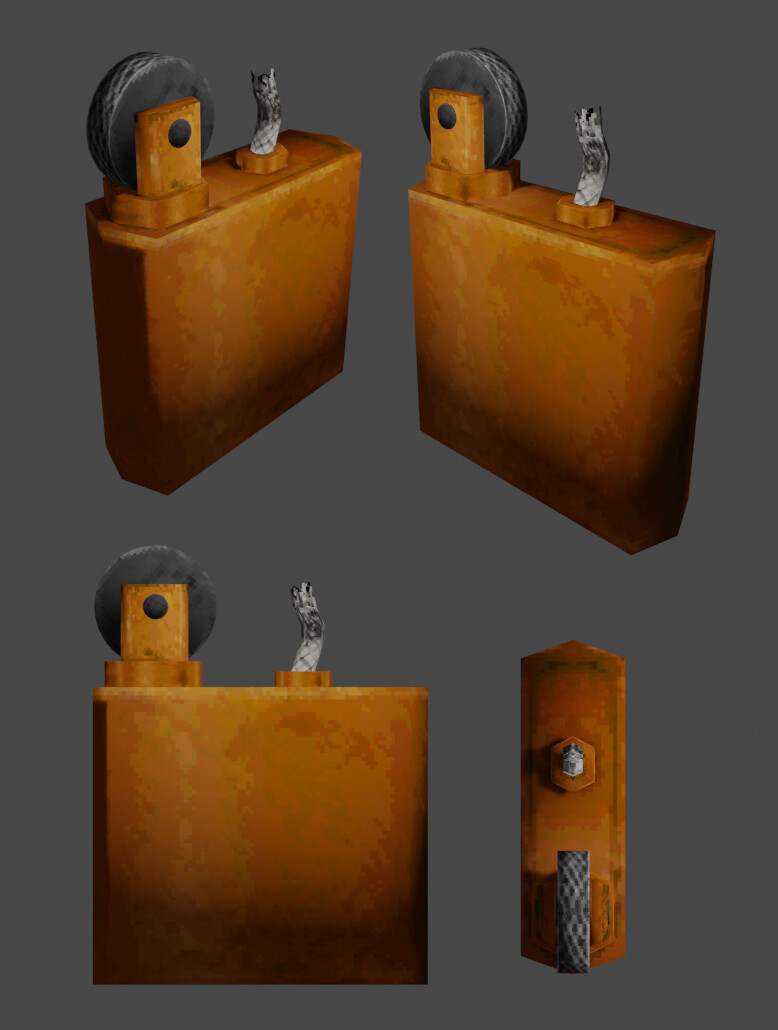 ArtStation - Low Poly horror assets