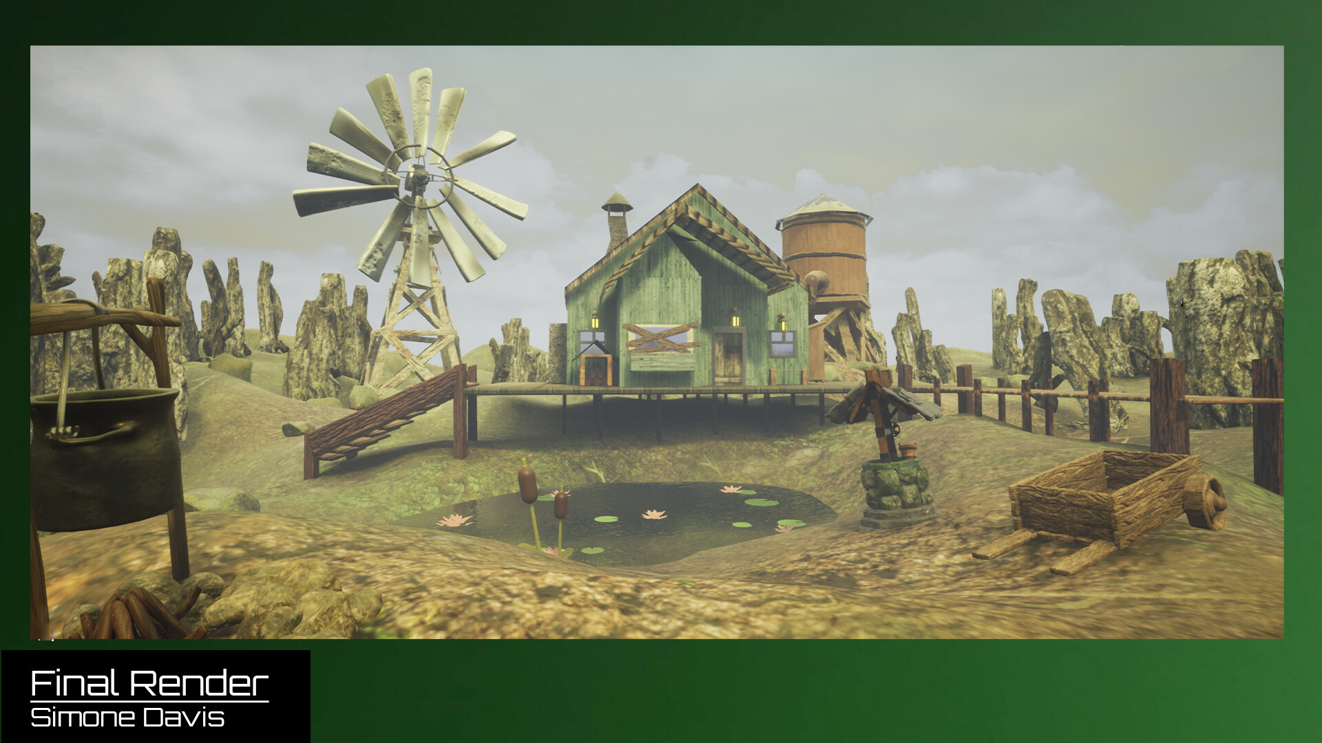 ArtStation - Swamp Shack