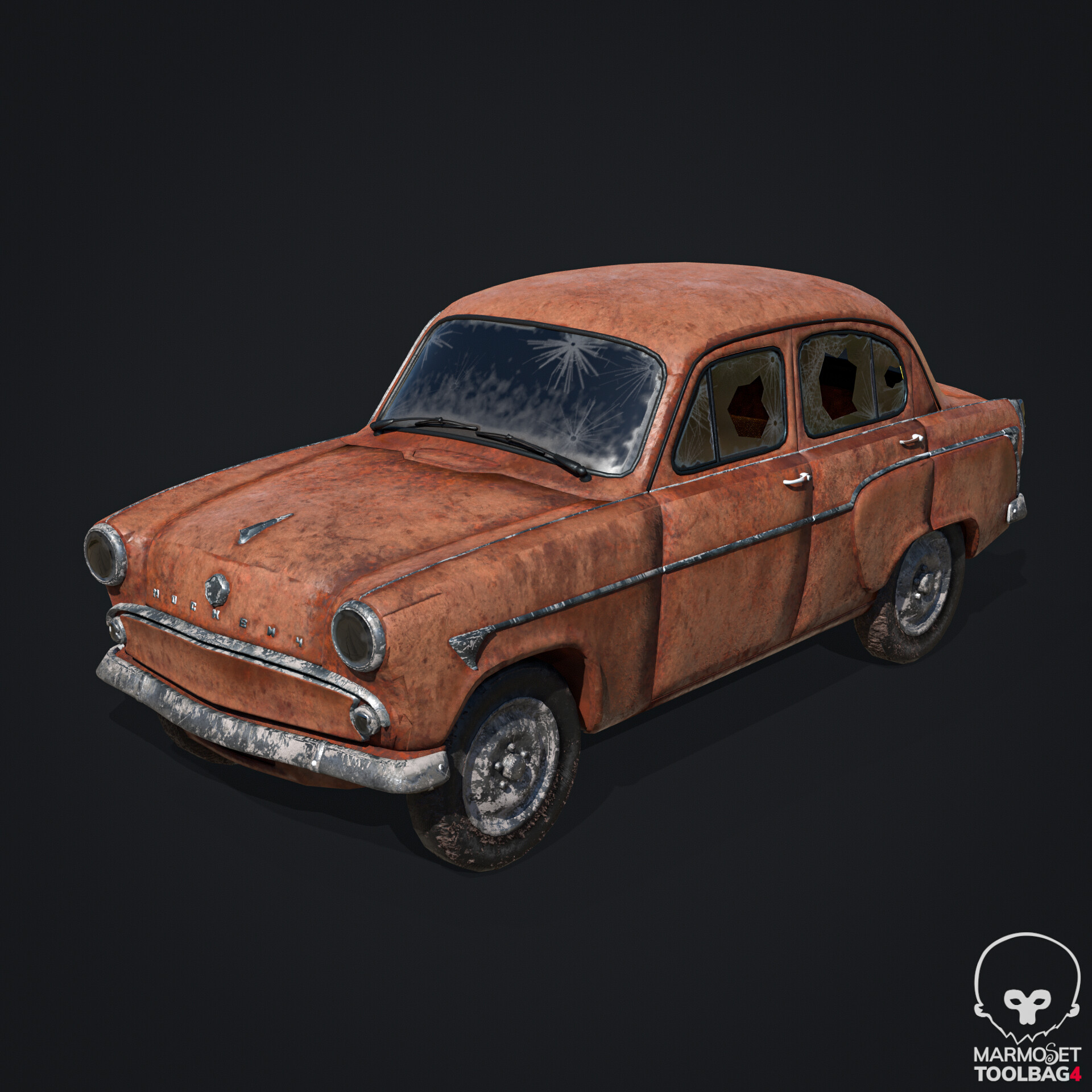 ArtStation - Old Moskvich 407