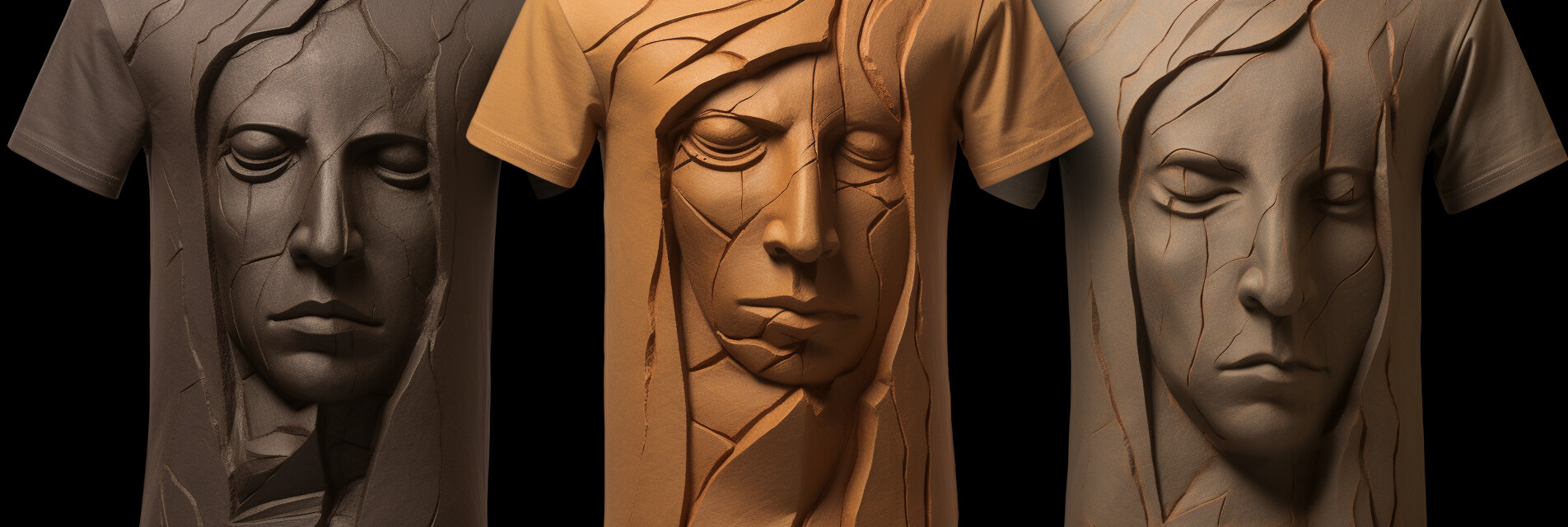 ArtStation - The Faces We Wear - AI-generated art