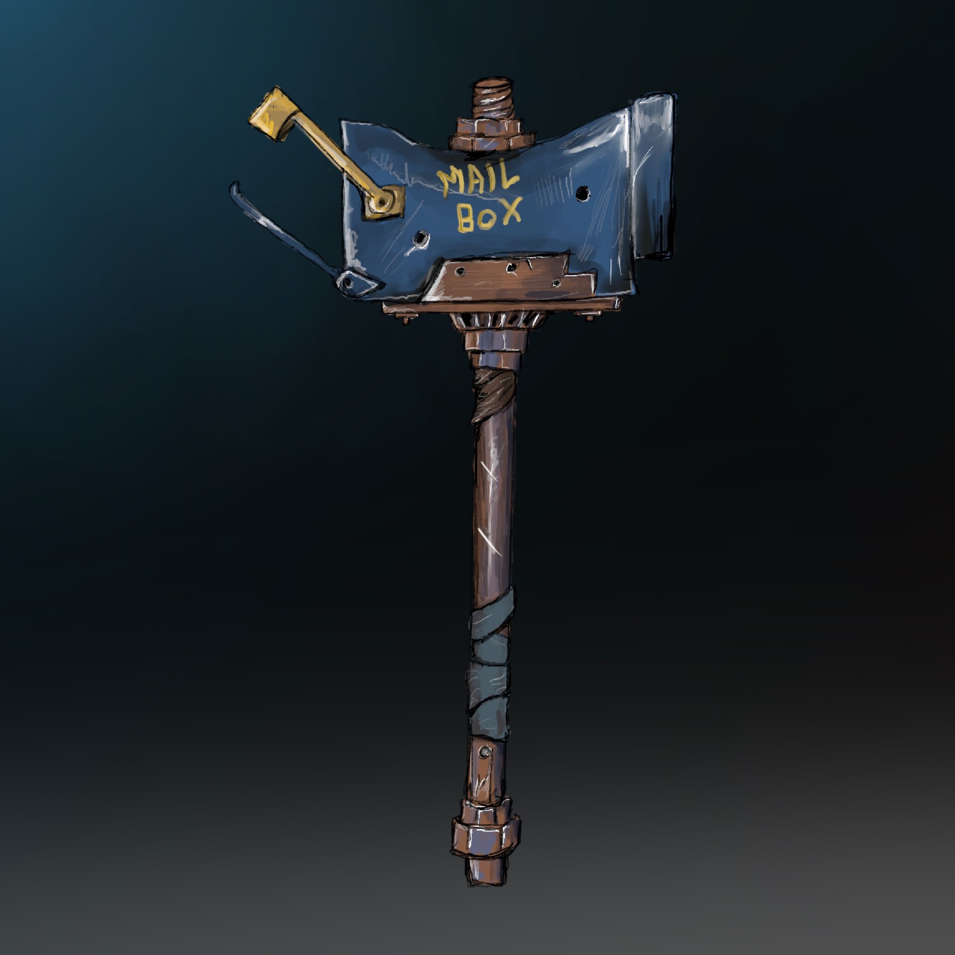 ArtStation - Game item mailbox