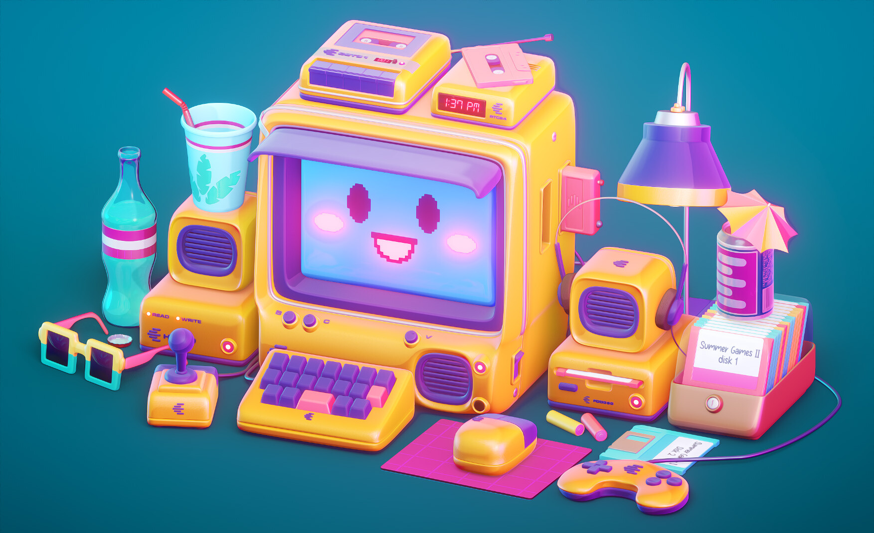 ArtStation - My Summer Computer