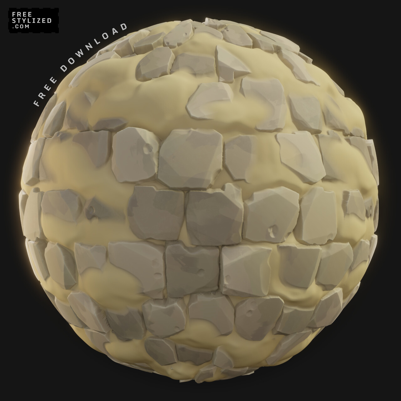 ArtStation - Ground Tiles - FREE Stylized - Substance Designer