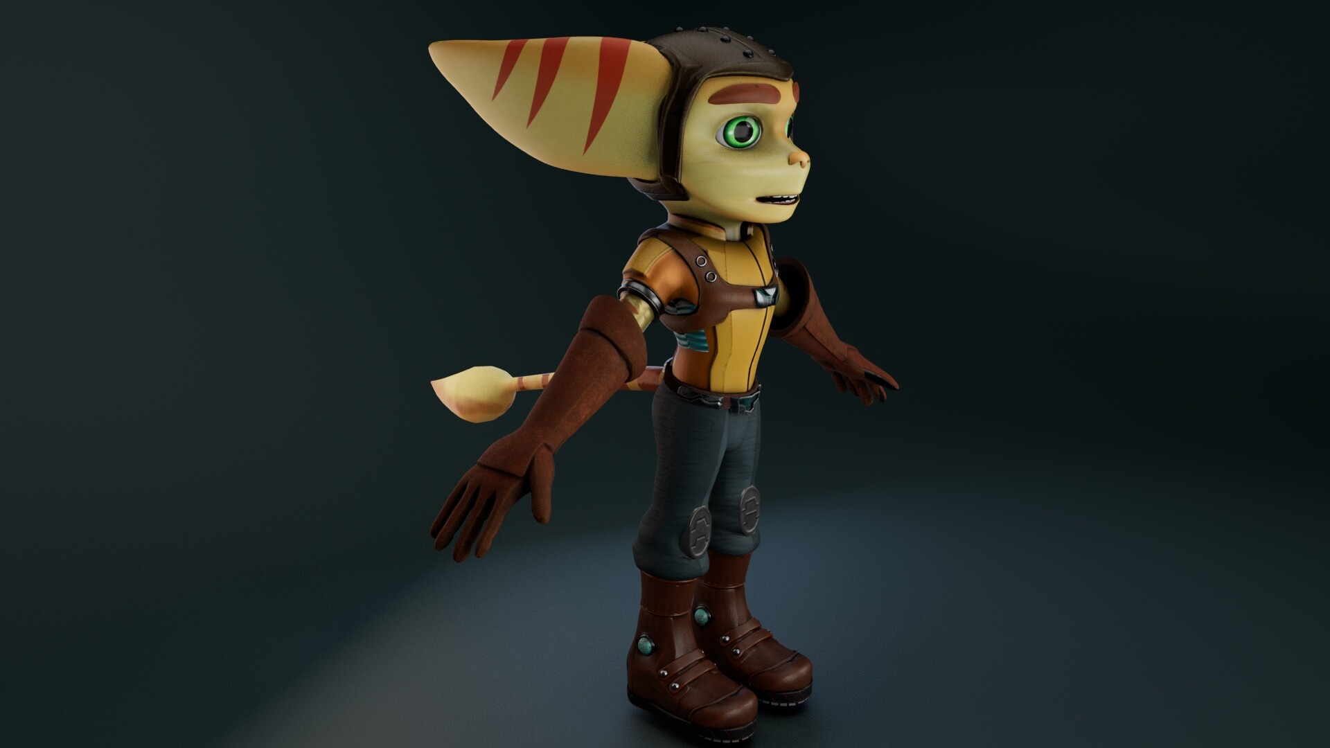 Akshai - Ratchet Character( Ratchet & Clank game)