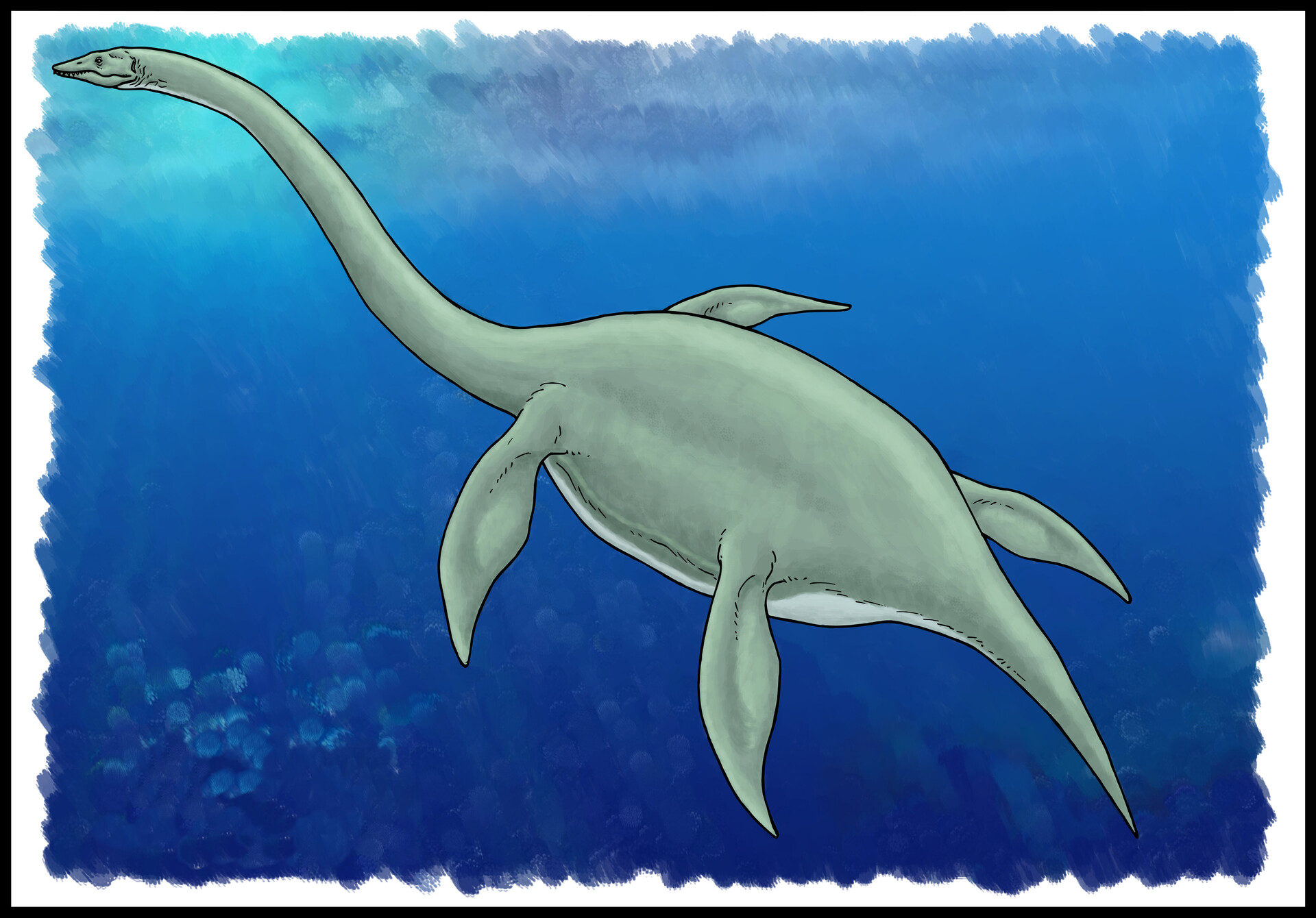 ArtStation - Elasmosaurus