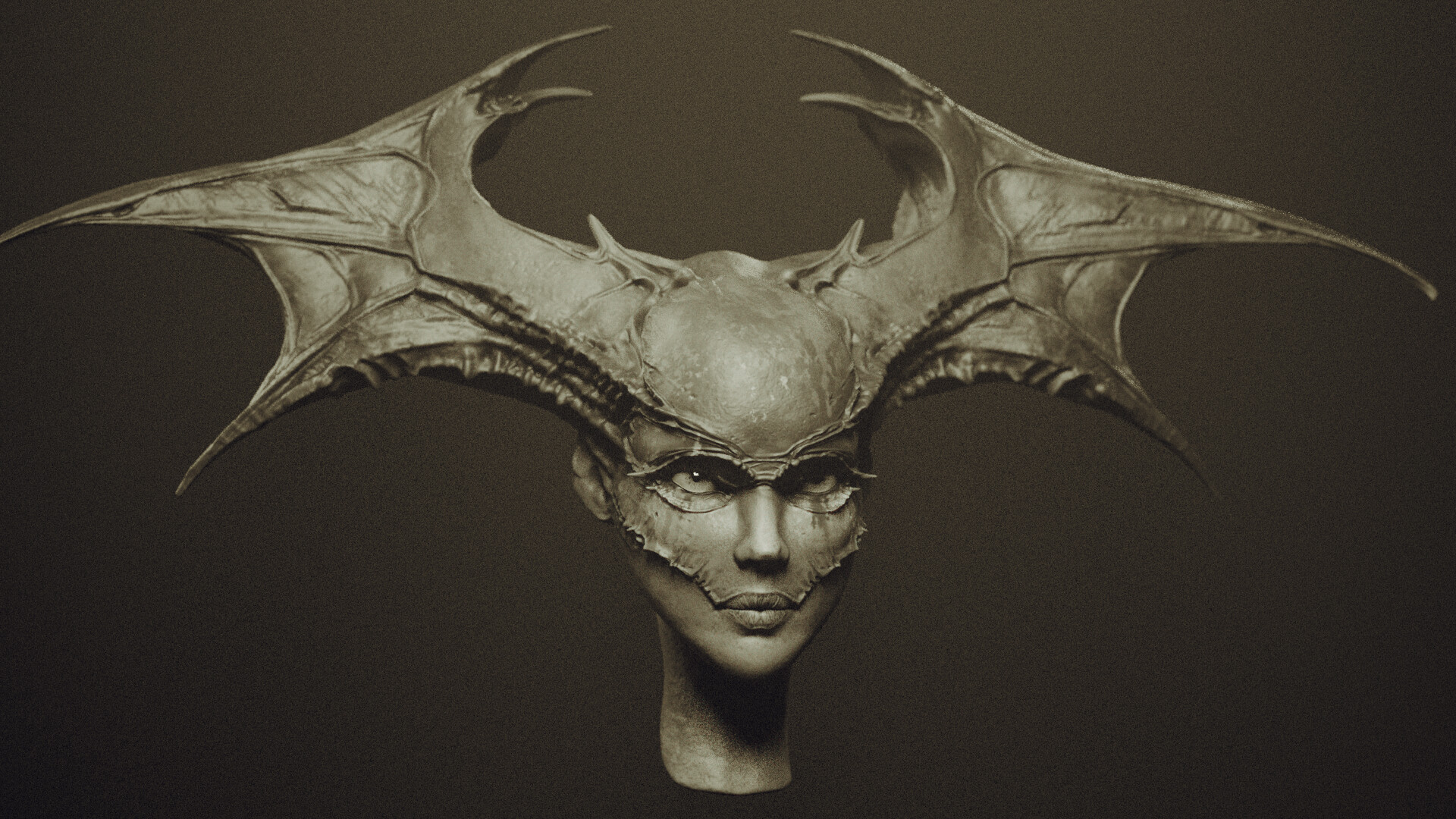 Bernhard van der Horst 3D Artist - DEMONESS - 50 Head Sculpts