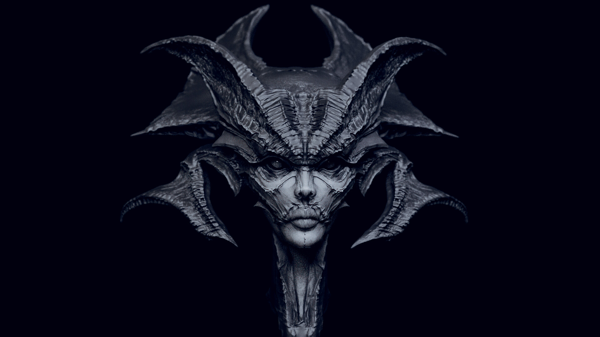 Bernhard van der Horst 3D Artist - DEMONESS - 50 Head Sculpts
