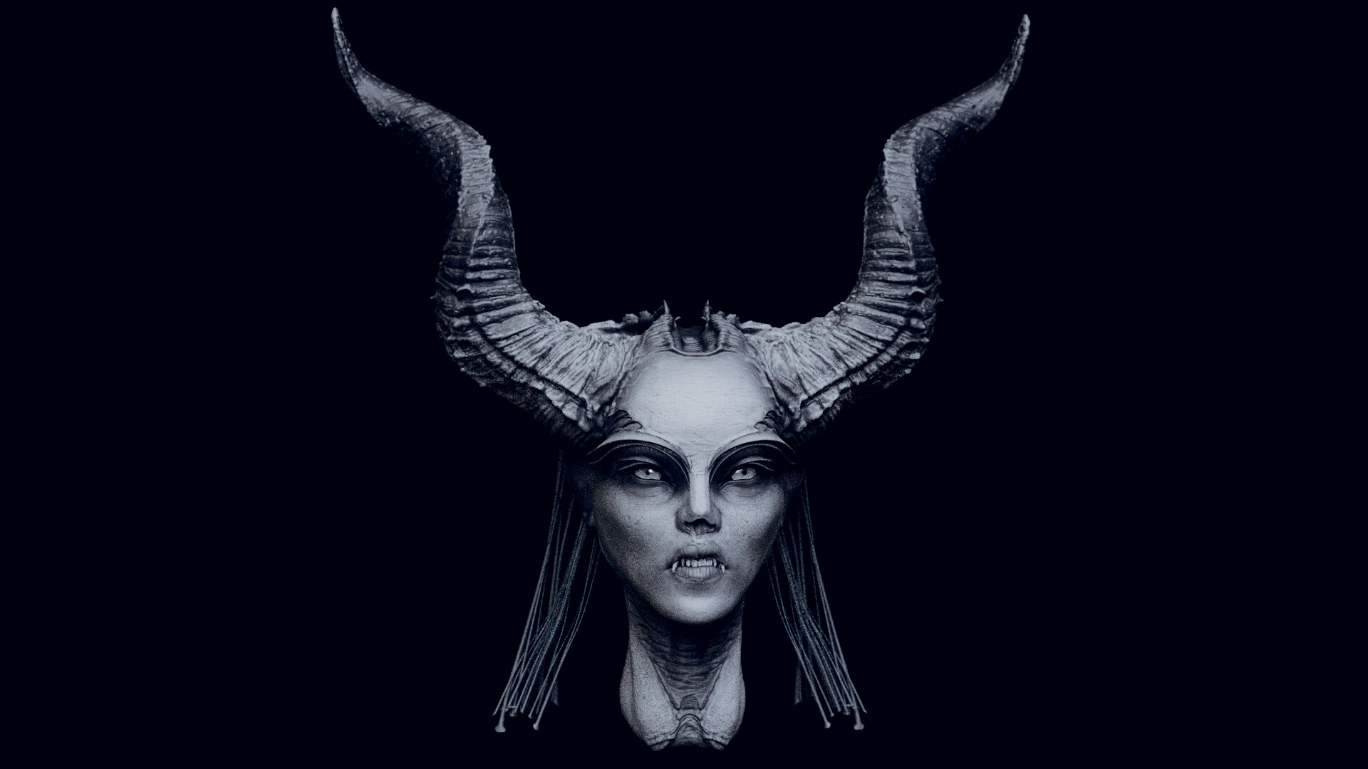 Bernhard van der Horst 3D Artist - DEMONESS - 50 Head Sculpts