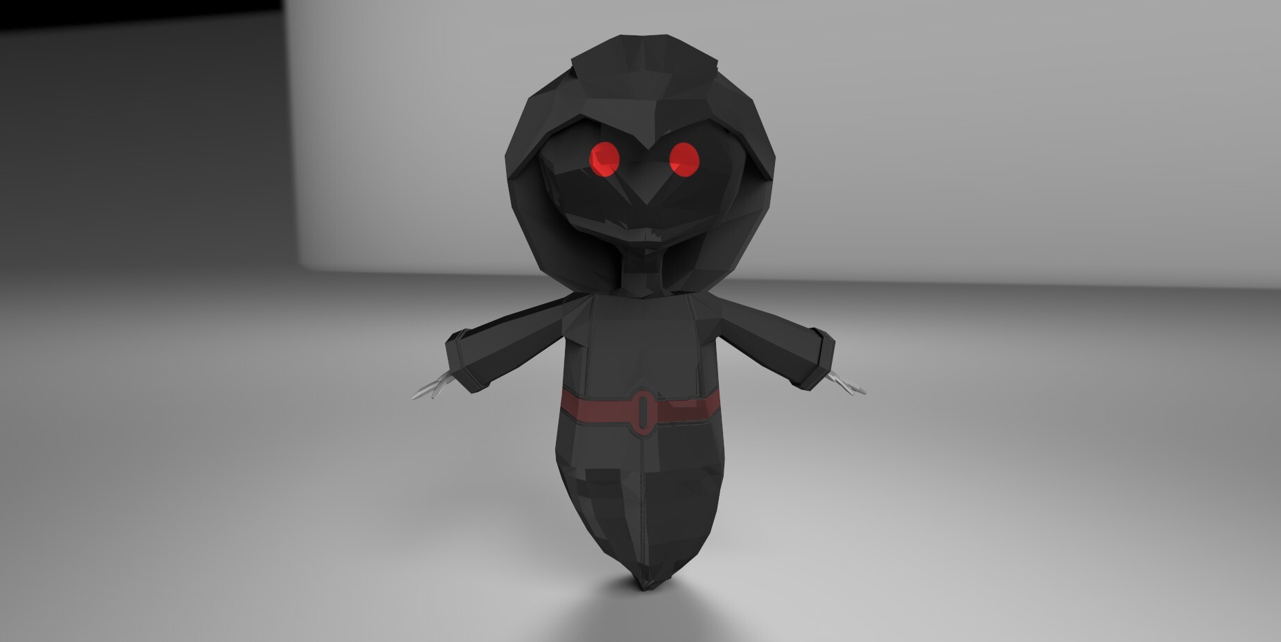 ArtStation - Low Poly Game Enemy Flying Dark Wizard