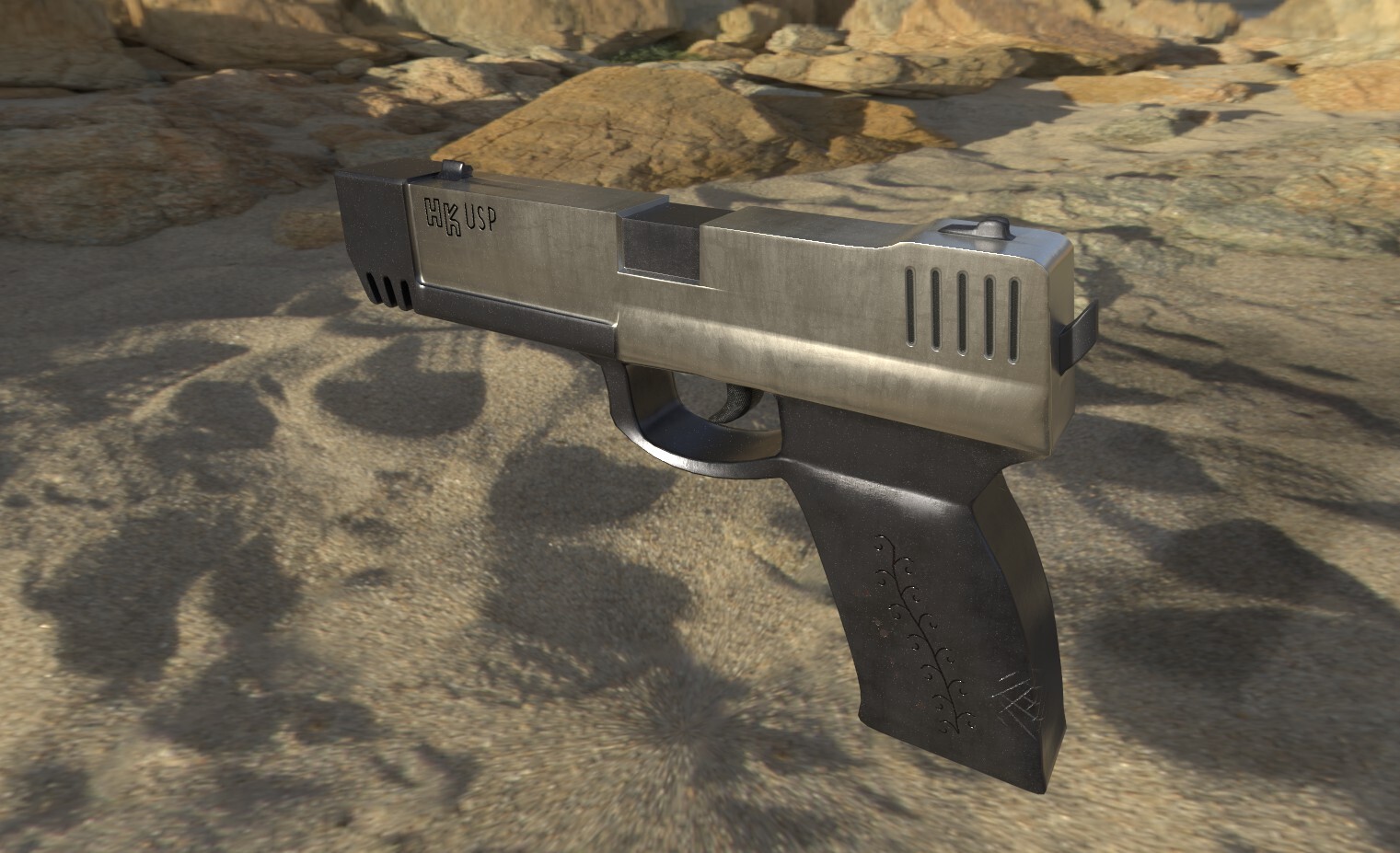 Alex Antelo - USP Handgun Render