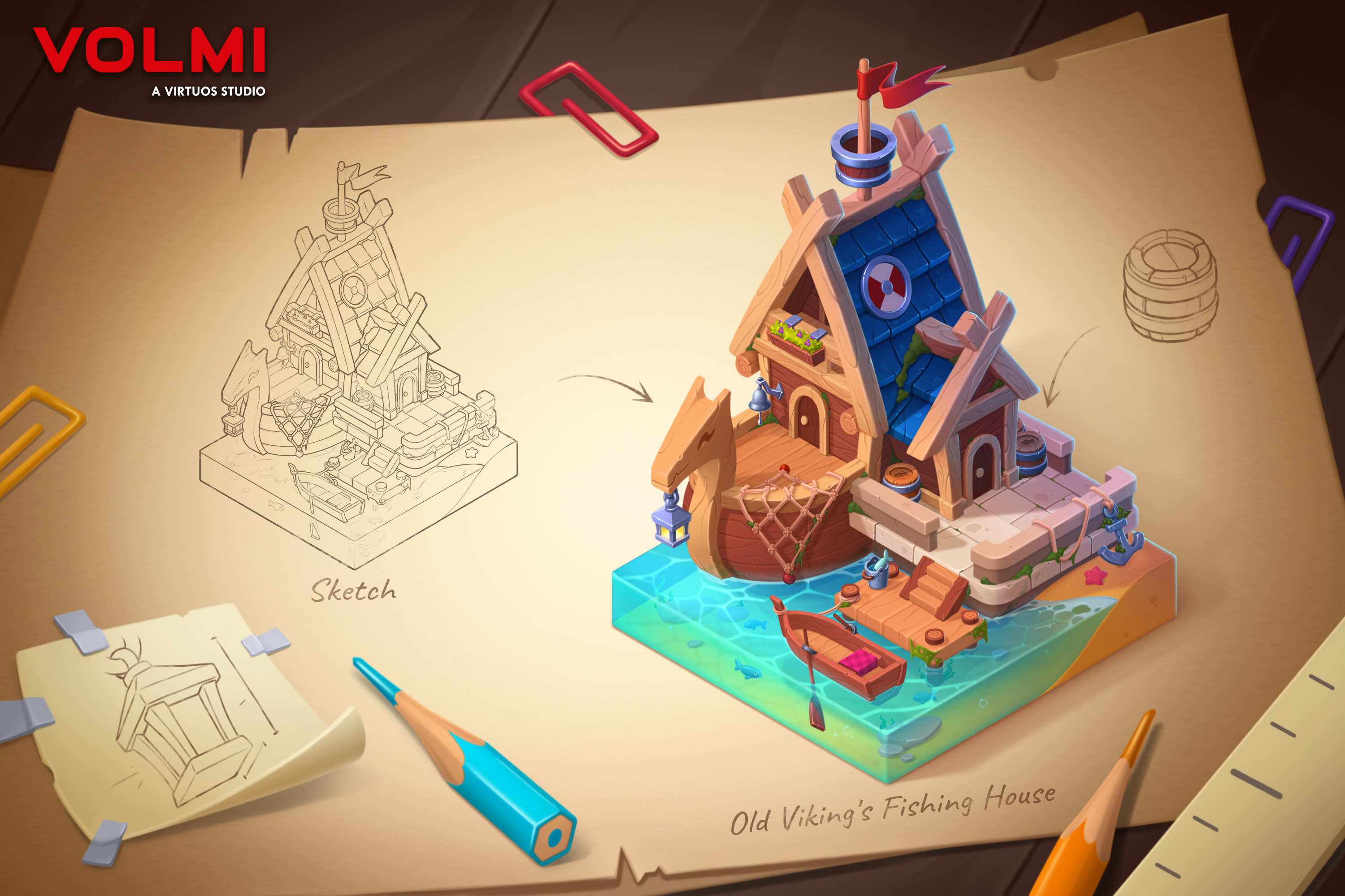 Volmi Games - Viking Bliss - Casual Match-3 Game