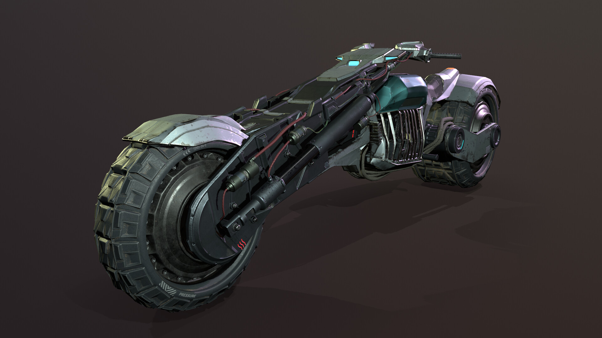 ArtStation - Motorcycle CyberPunk