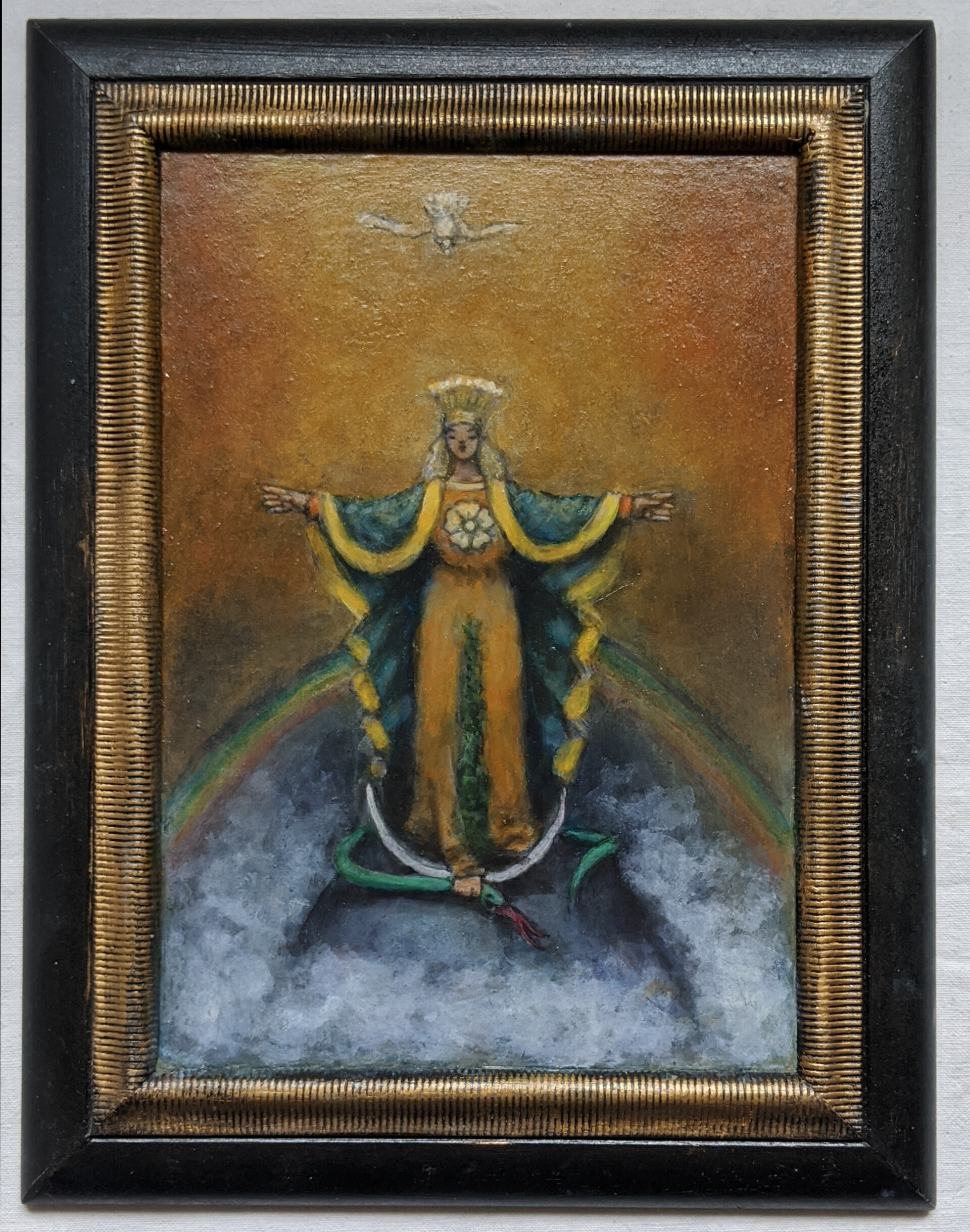 ArtStation - "ISIS MARY" free after a religious postcard