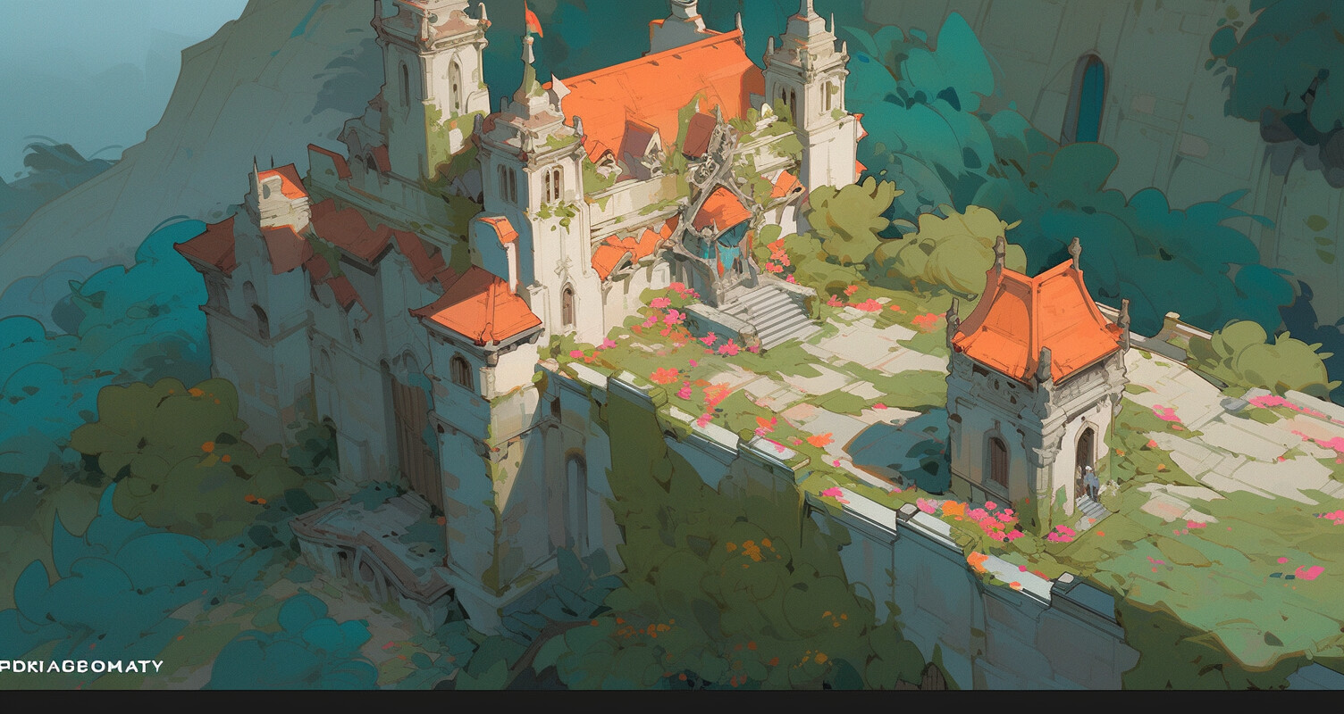 ArtStation - Terracotta castle