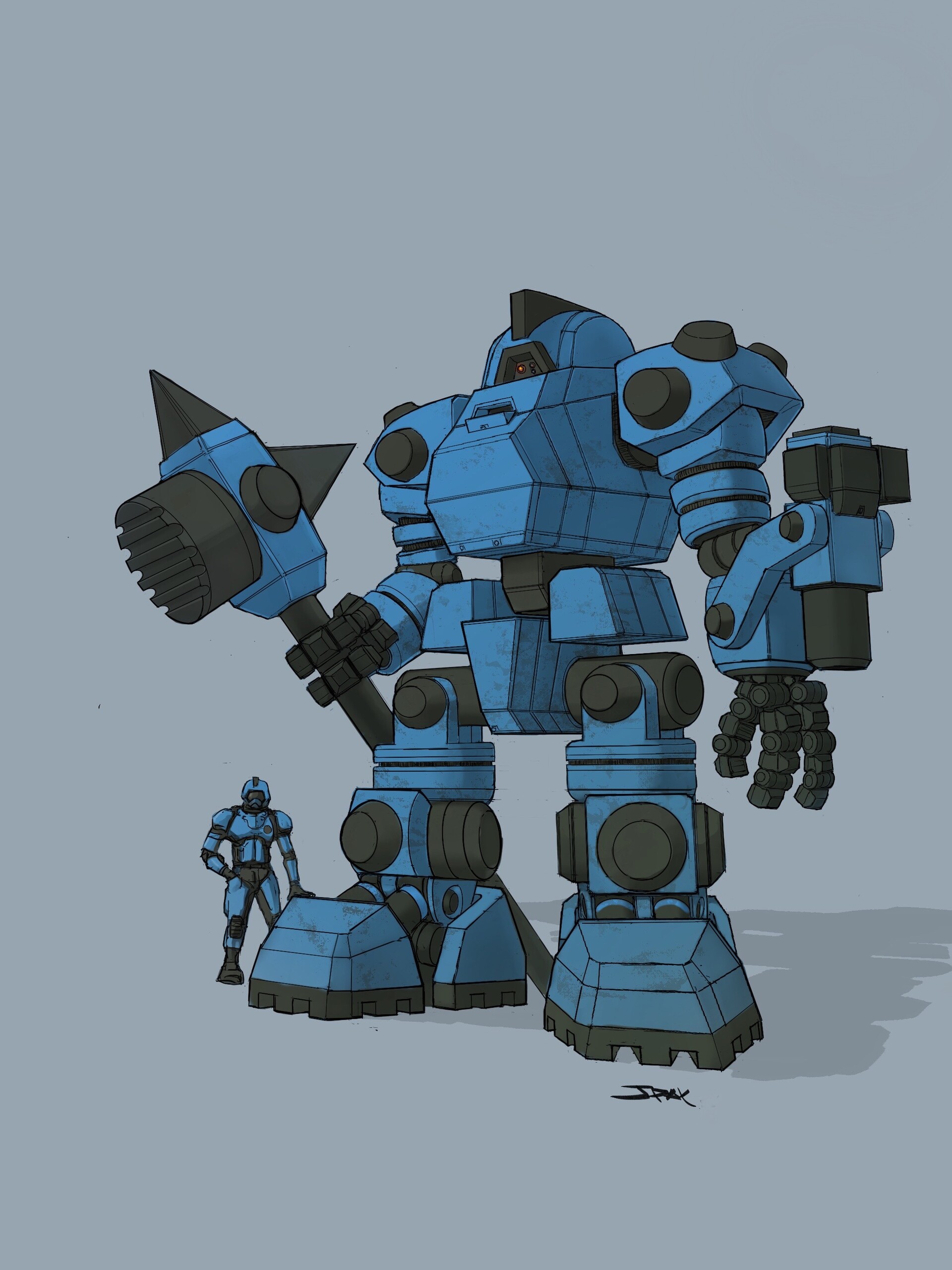 ArtStation - Gladiator Mechs