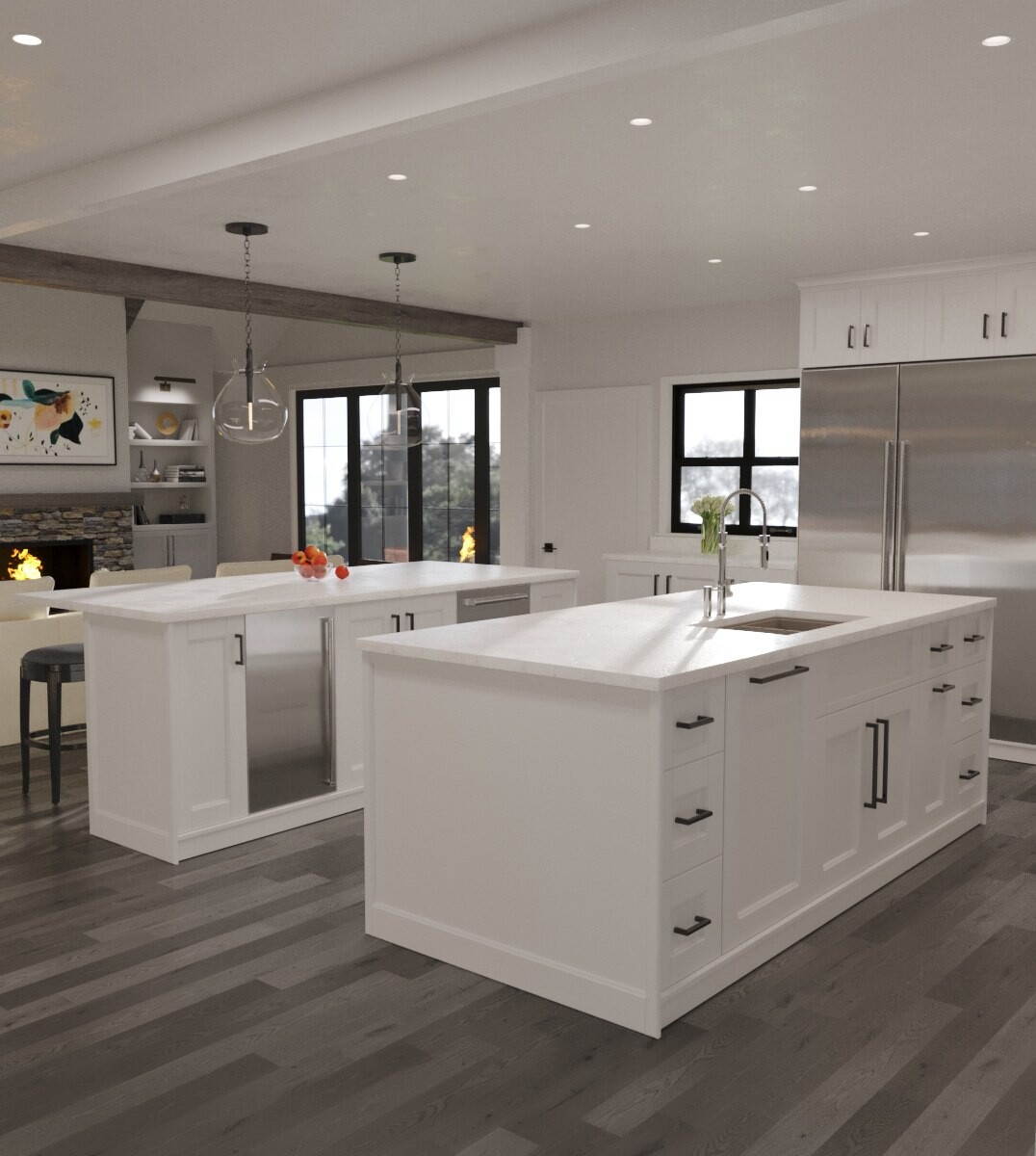 ArtStation - Сozy kitchen in USA