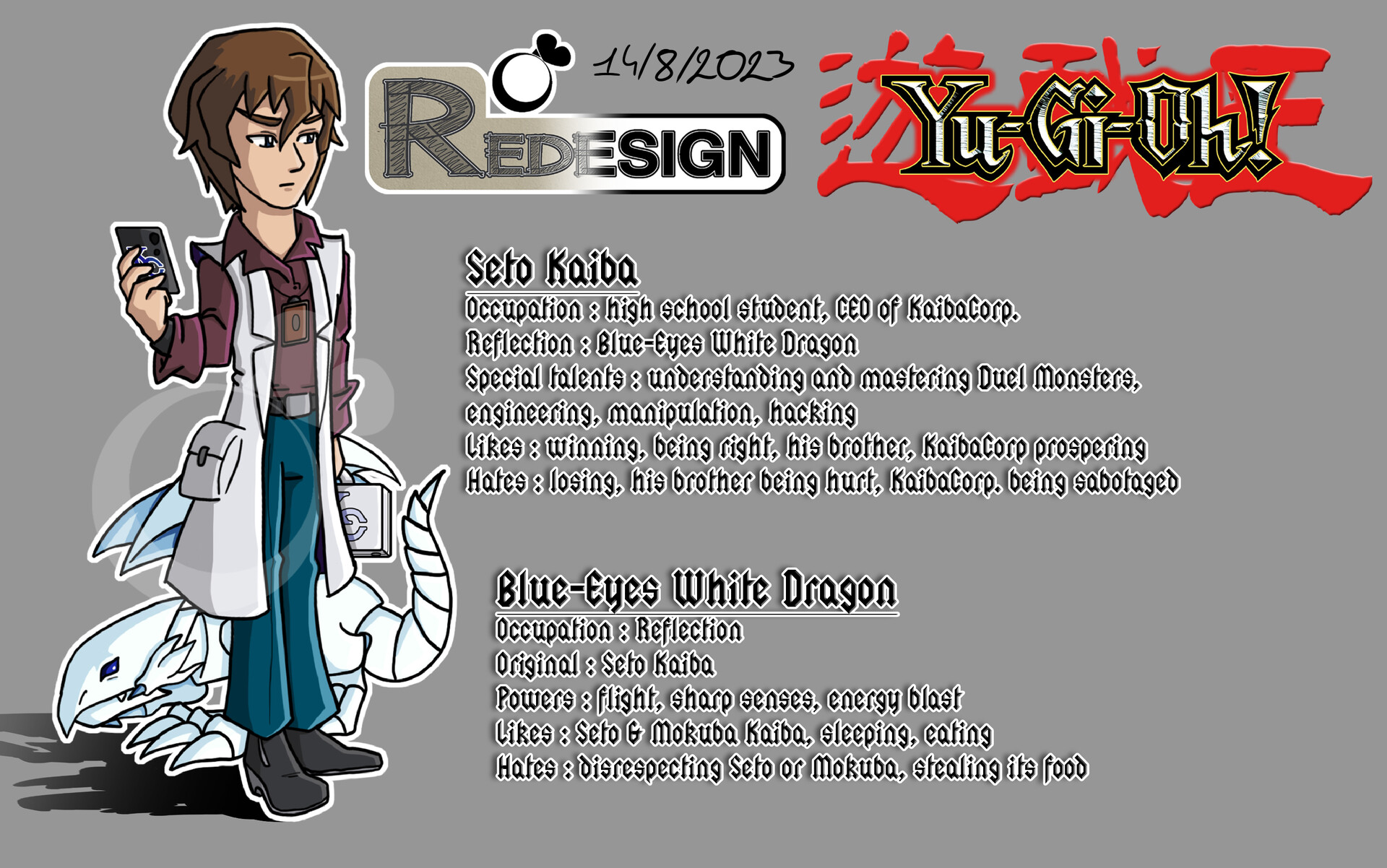 Mello T. Befan - "Yu-Gi-Oh!" - Redesign