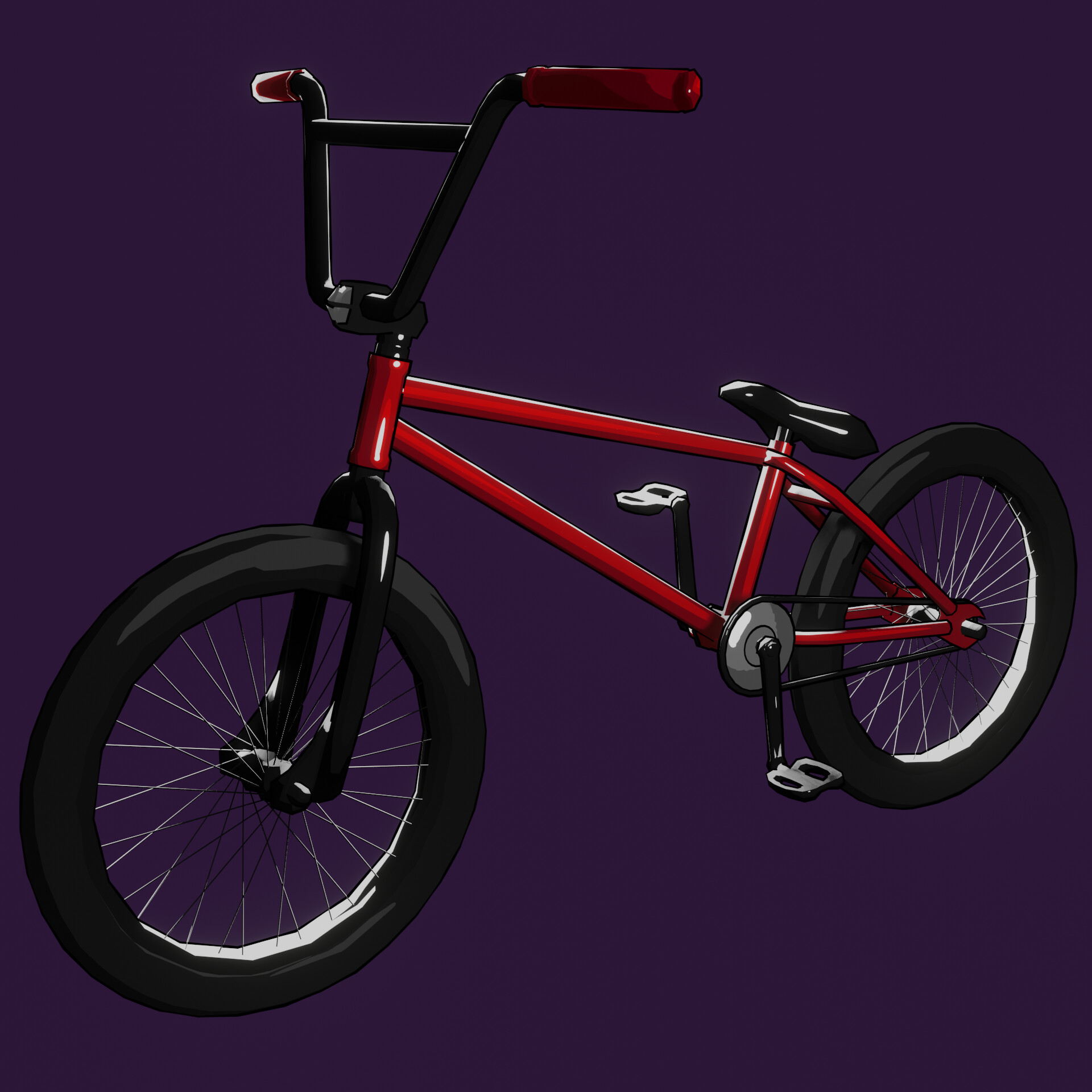 ArtStation - ToonStyle BMX Bike