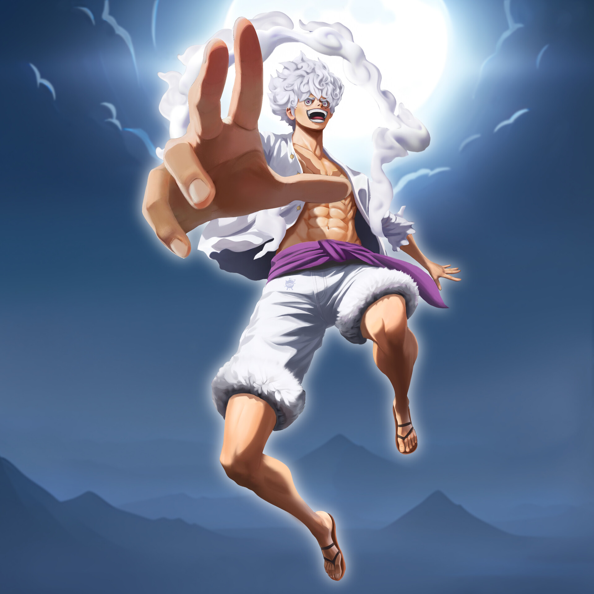 ArtStation - Luffy Gear 5