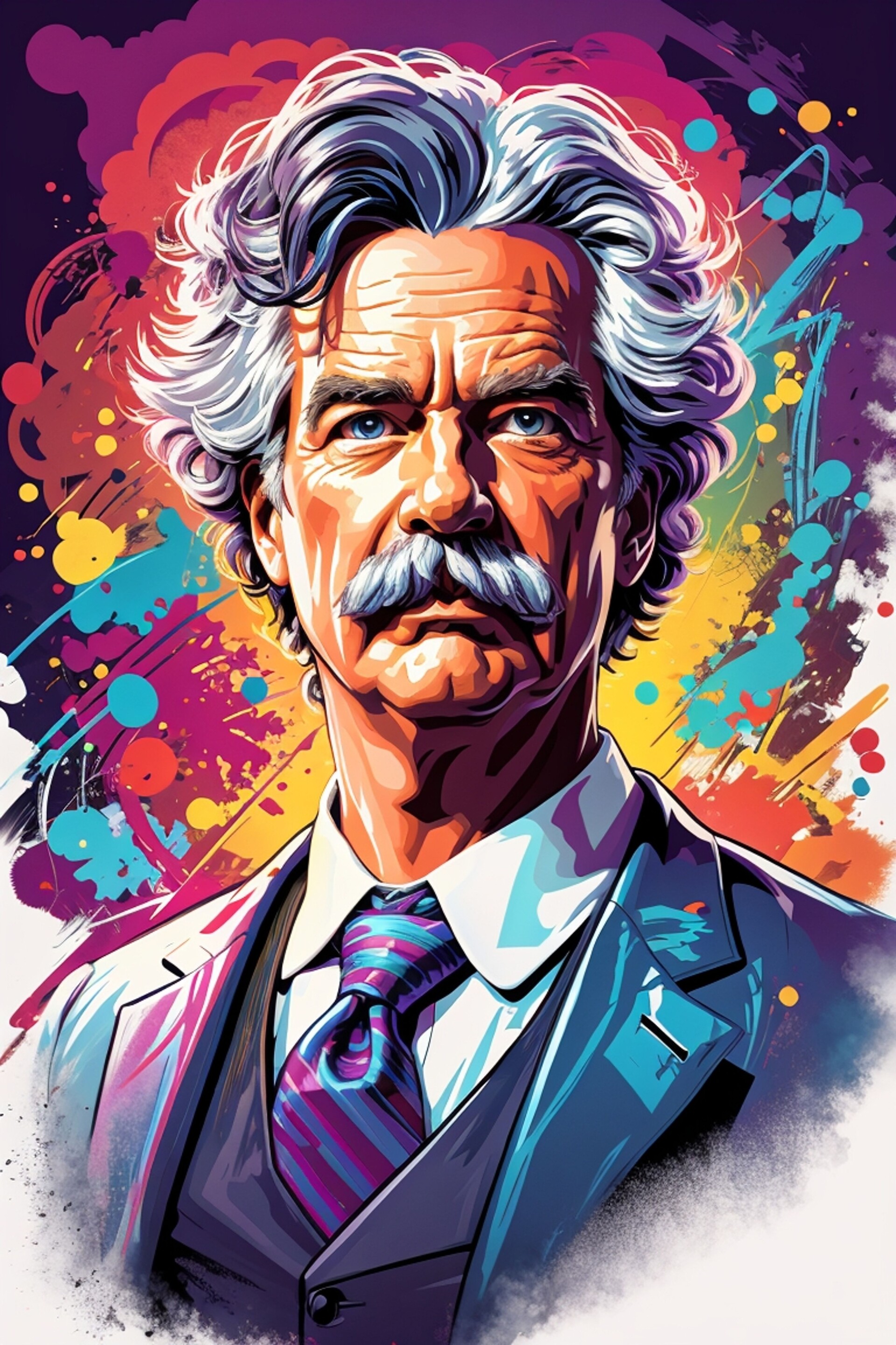 ArtStation - Mark Twain portrait