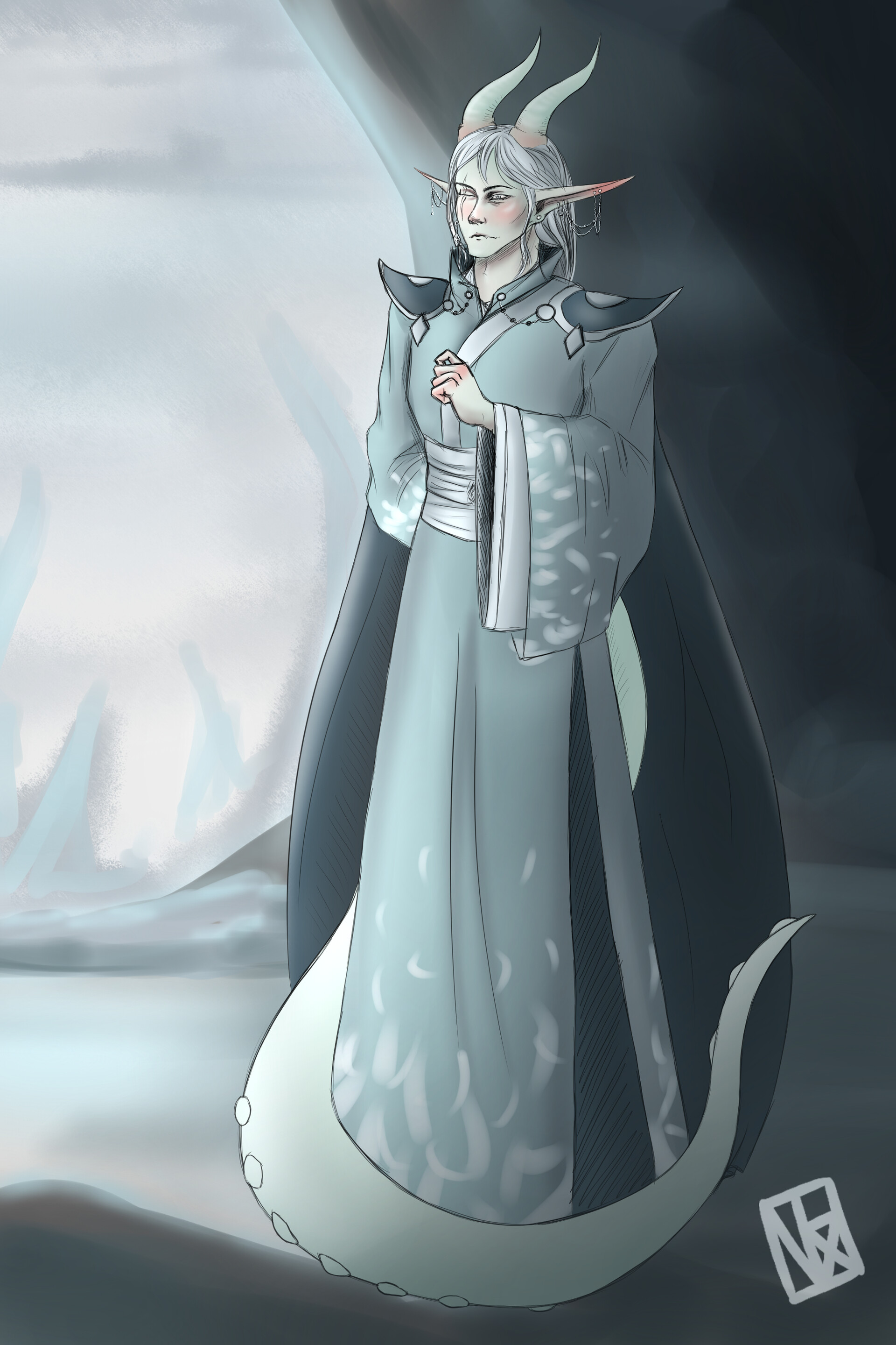 ArtStation - My OC Sketch- Ninava