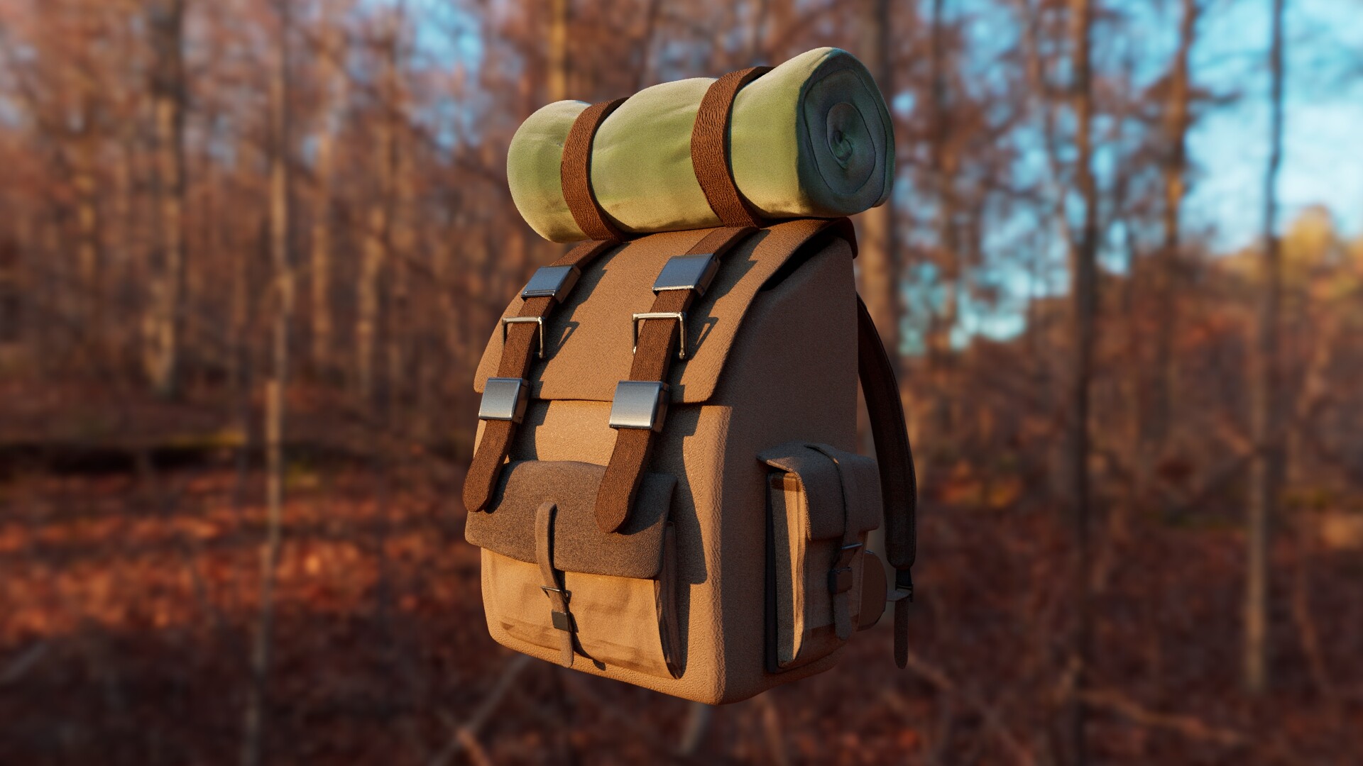 ArtStation - Travel Backpack Modeling