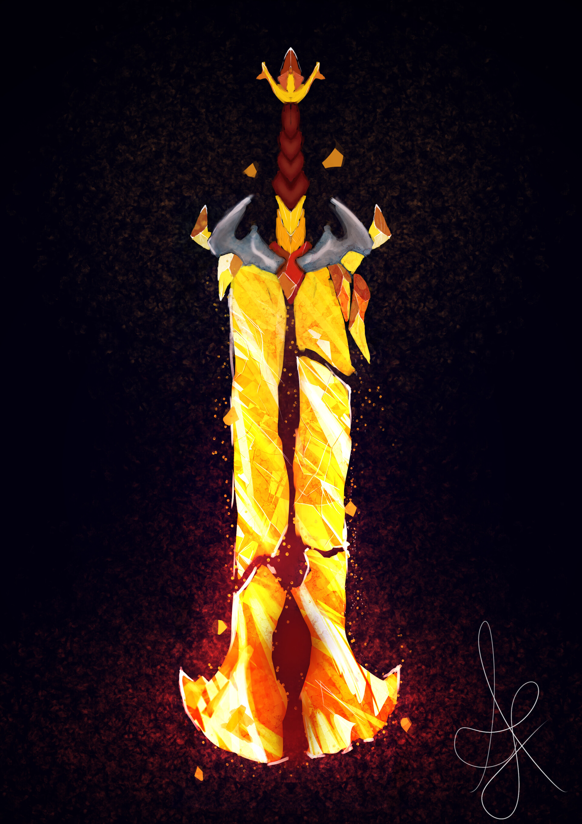 ArtStation - Crystal Sword