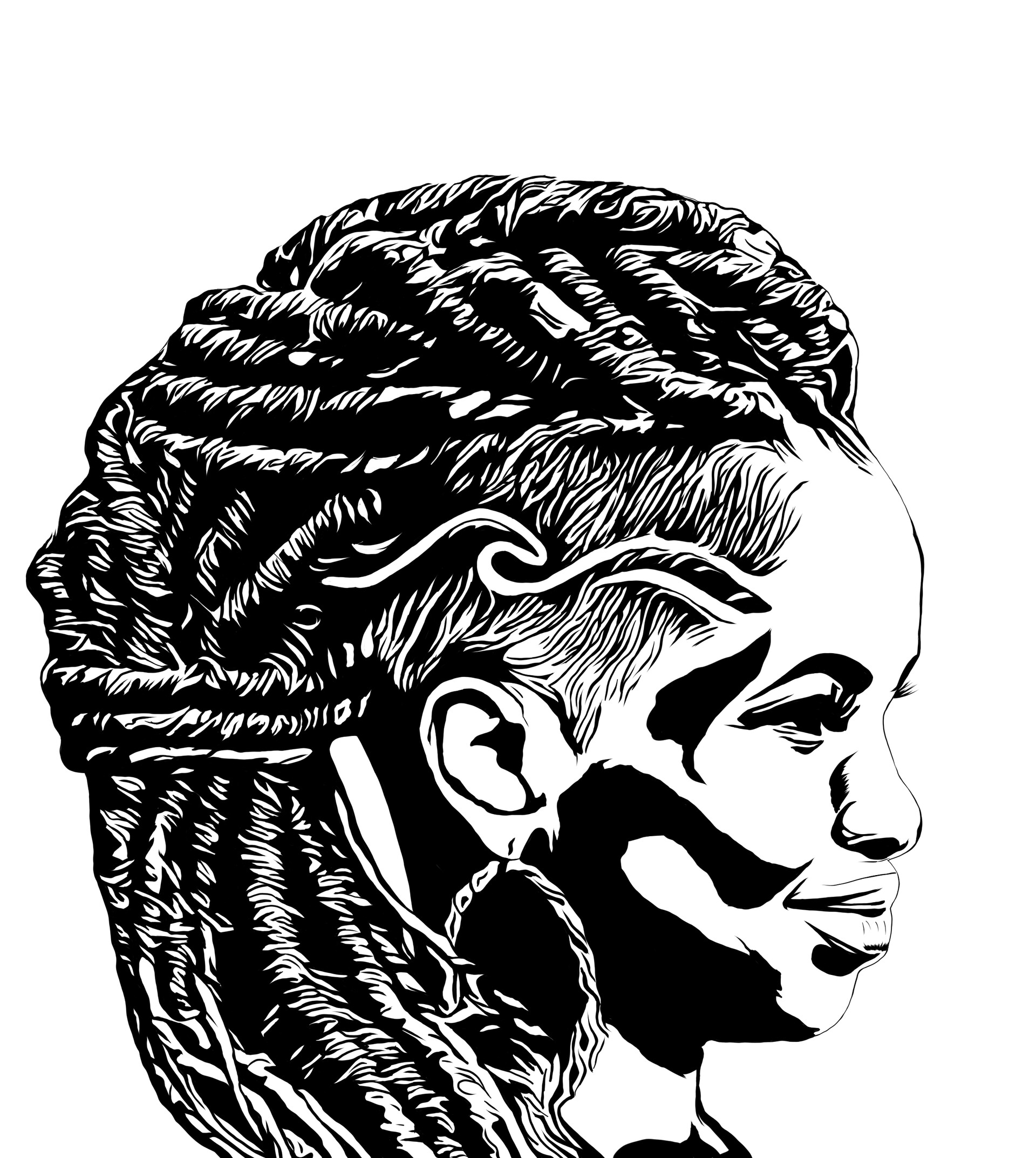 ArtStation - rasta hair