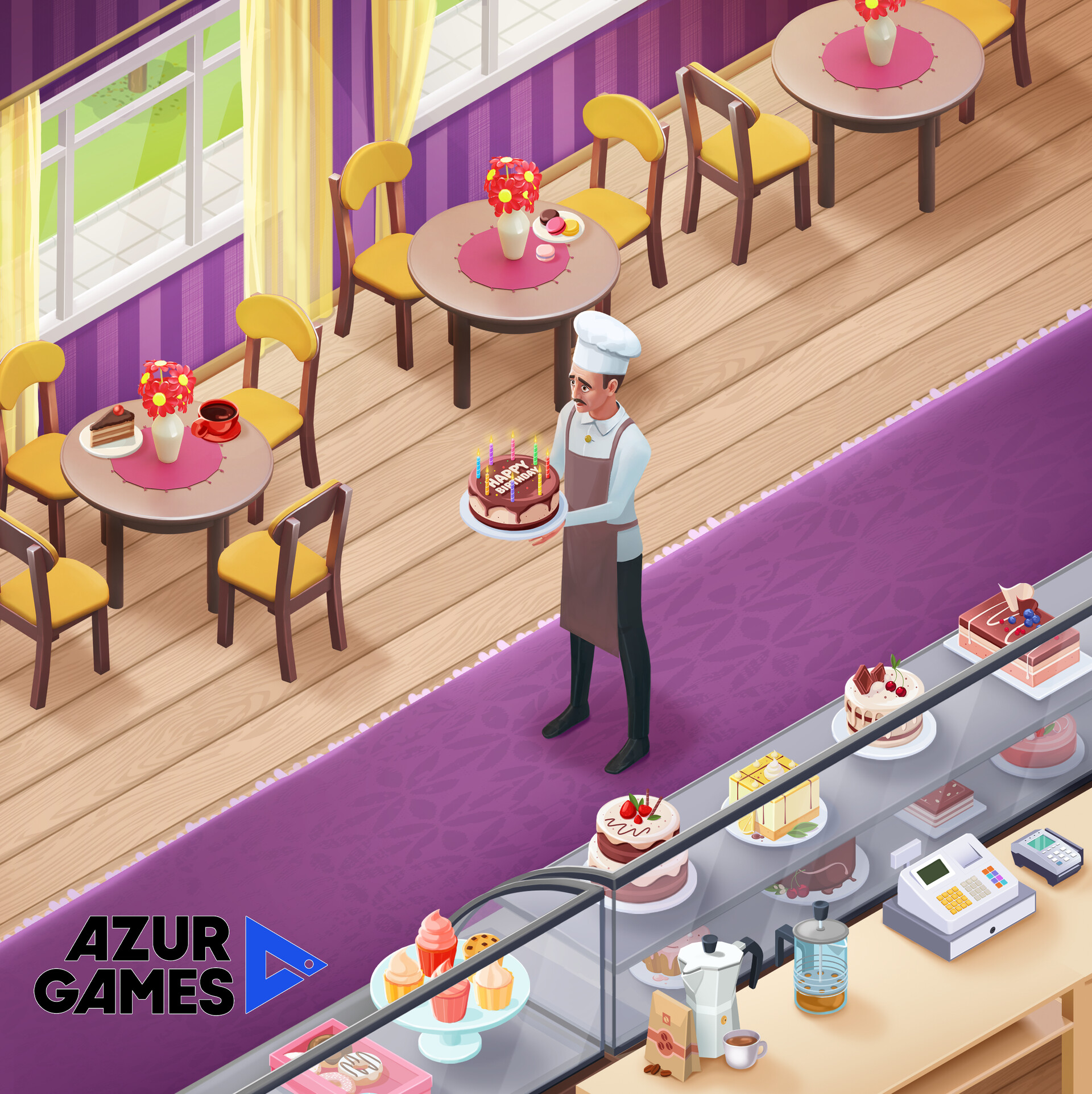 ArtStation - Isometric scene for game Polysphere