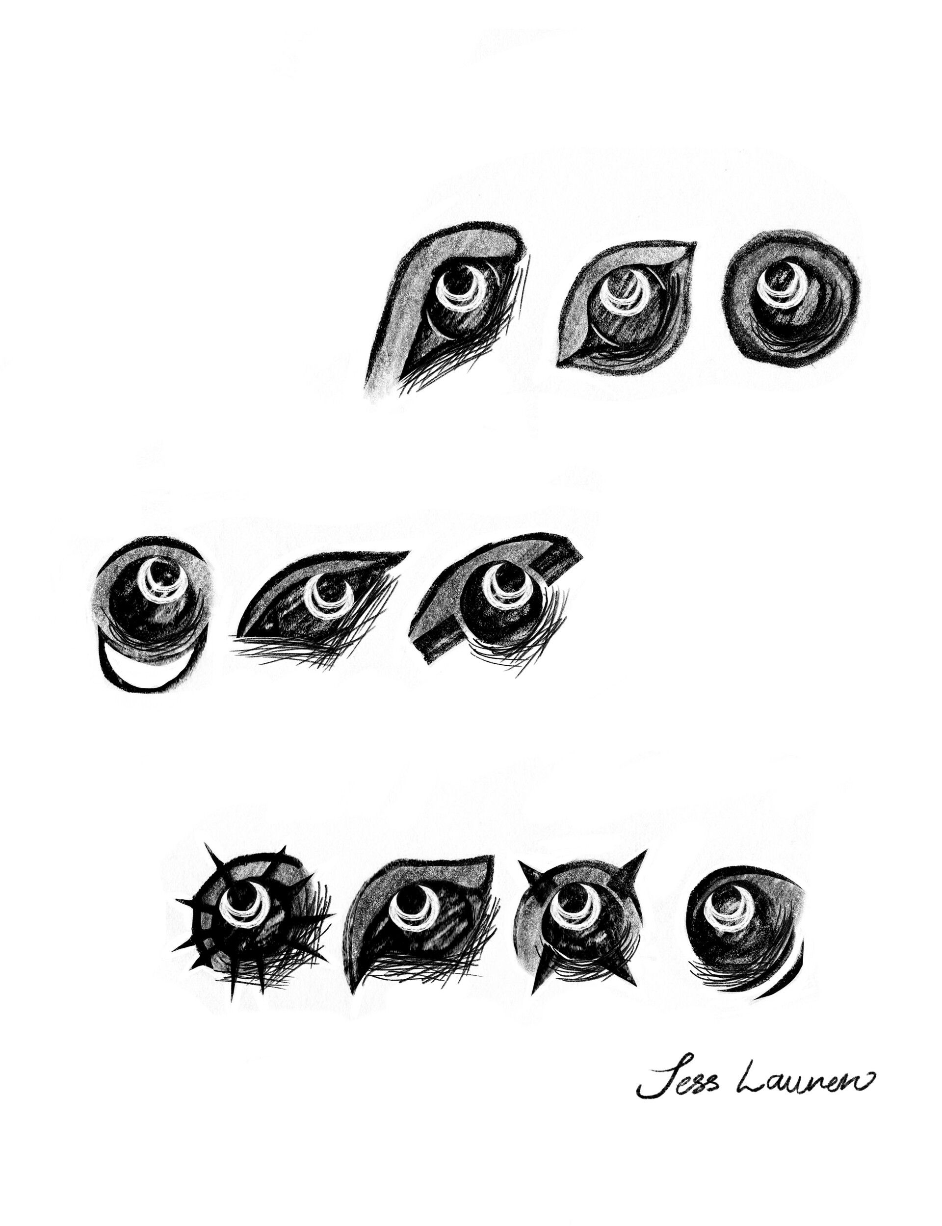Wolf Eyes Drawing Anime