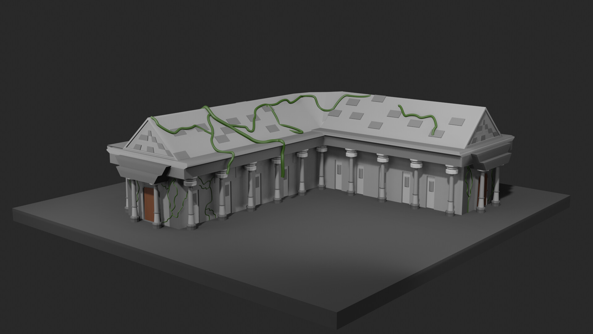 ArtStation - Jungle Temple low poly style