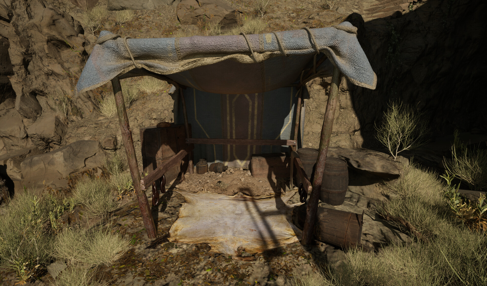 ArtStation - Market tent