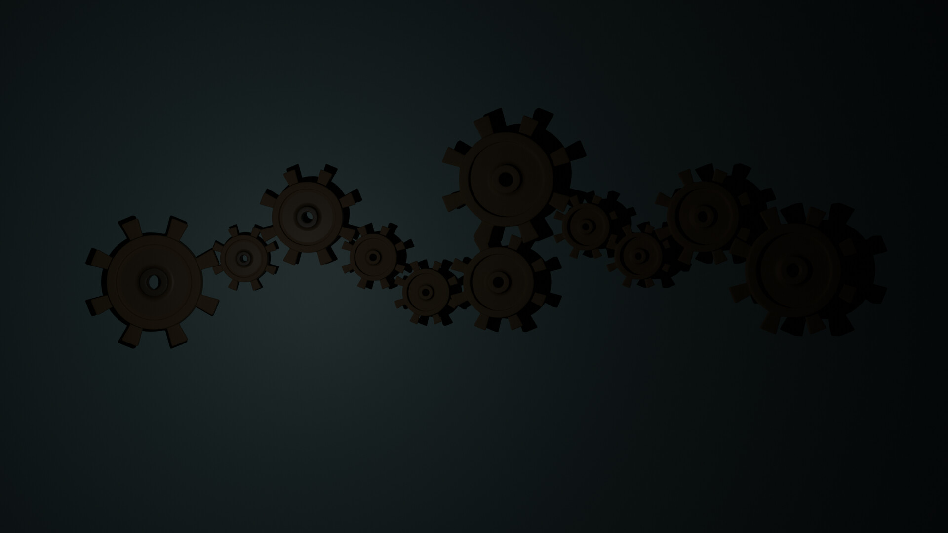 ArtStation - Set of wooden gears (Little scene)