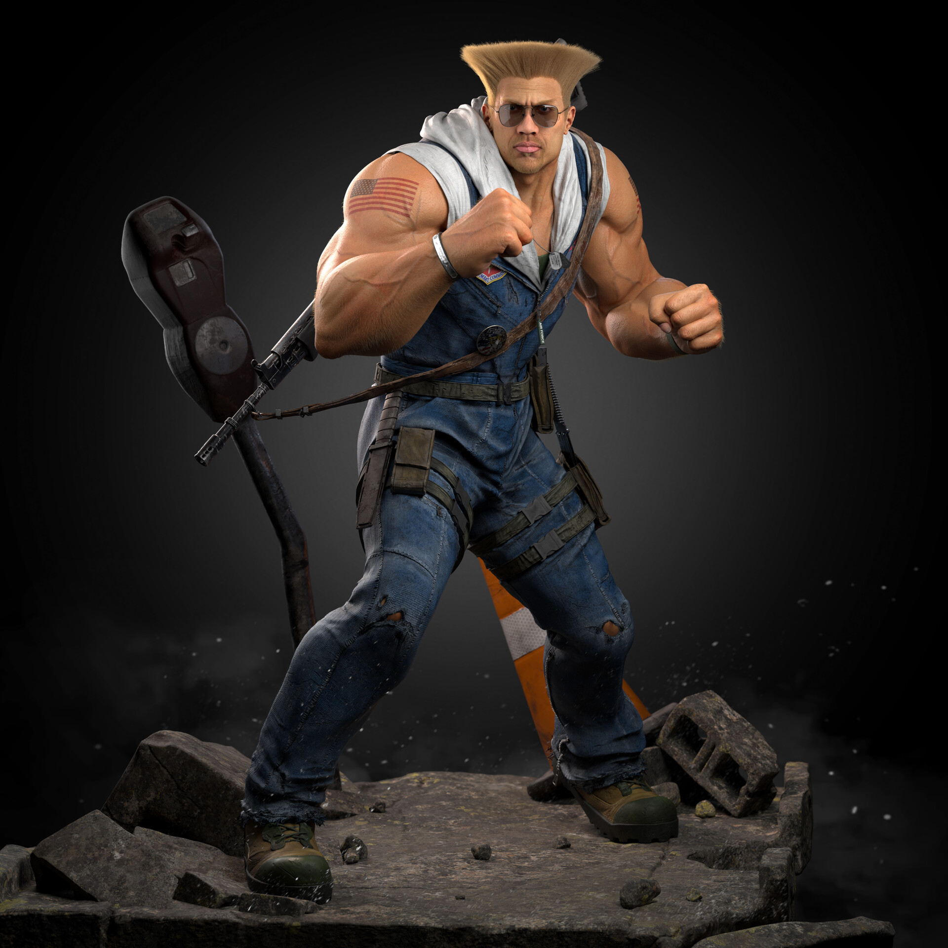 ArtStation - Guile - LookDev Modeling