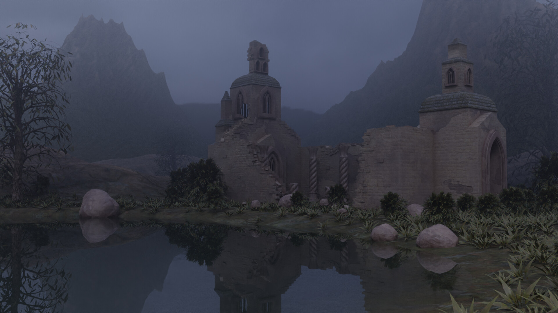 ArtStation - Medieval Fantasy Church