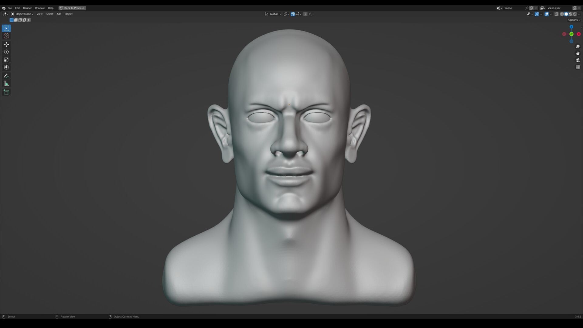 ArtStation - And Here is the Face Created From the Skull