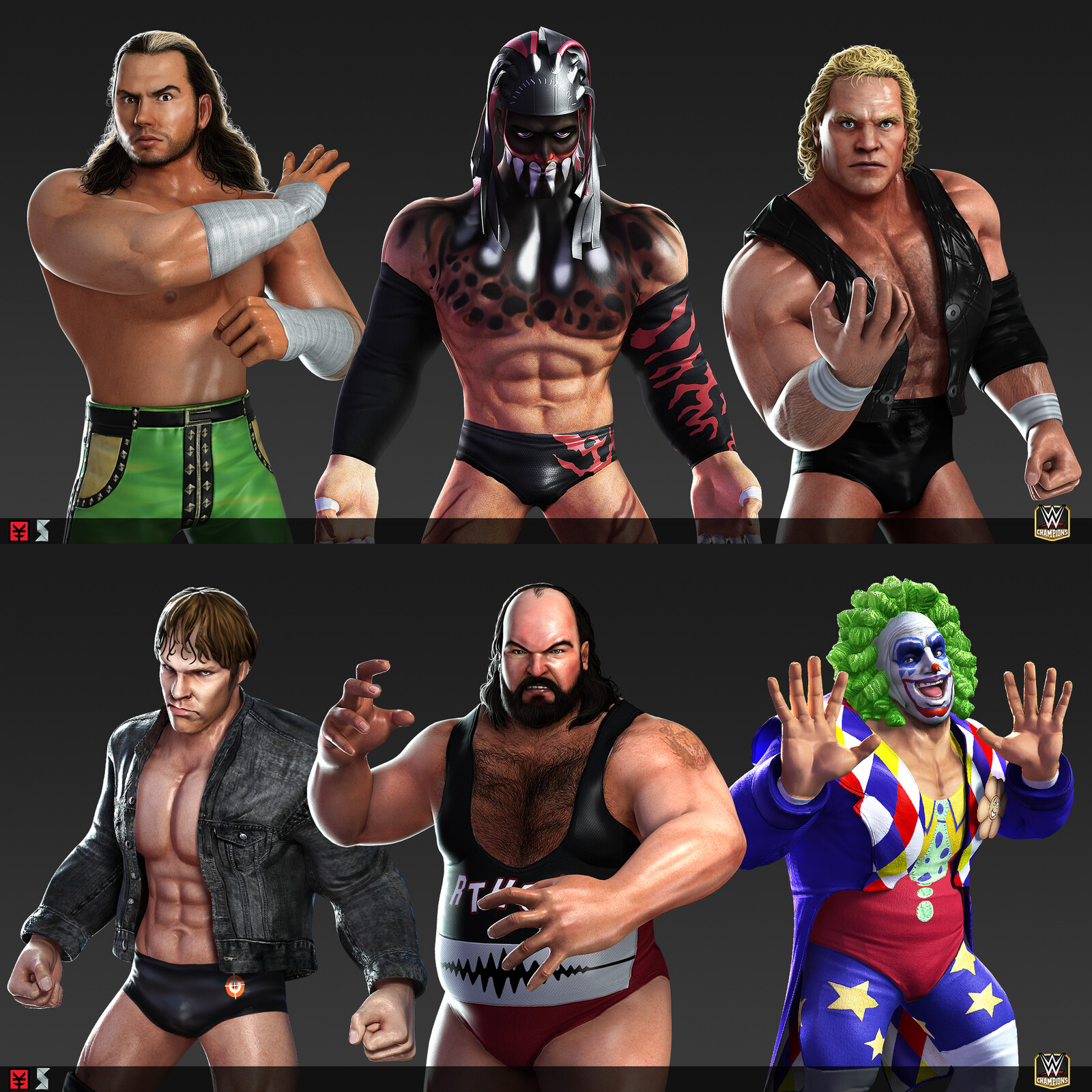 Ian Aguas - WWE Champions Character Portraits