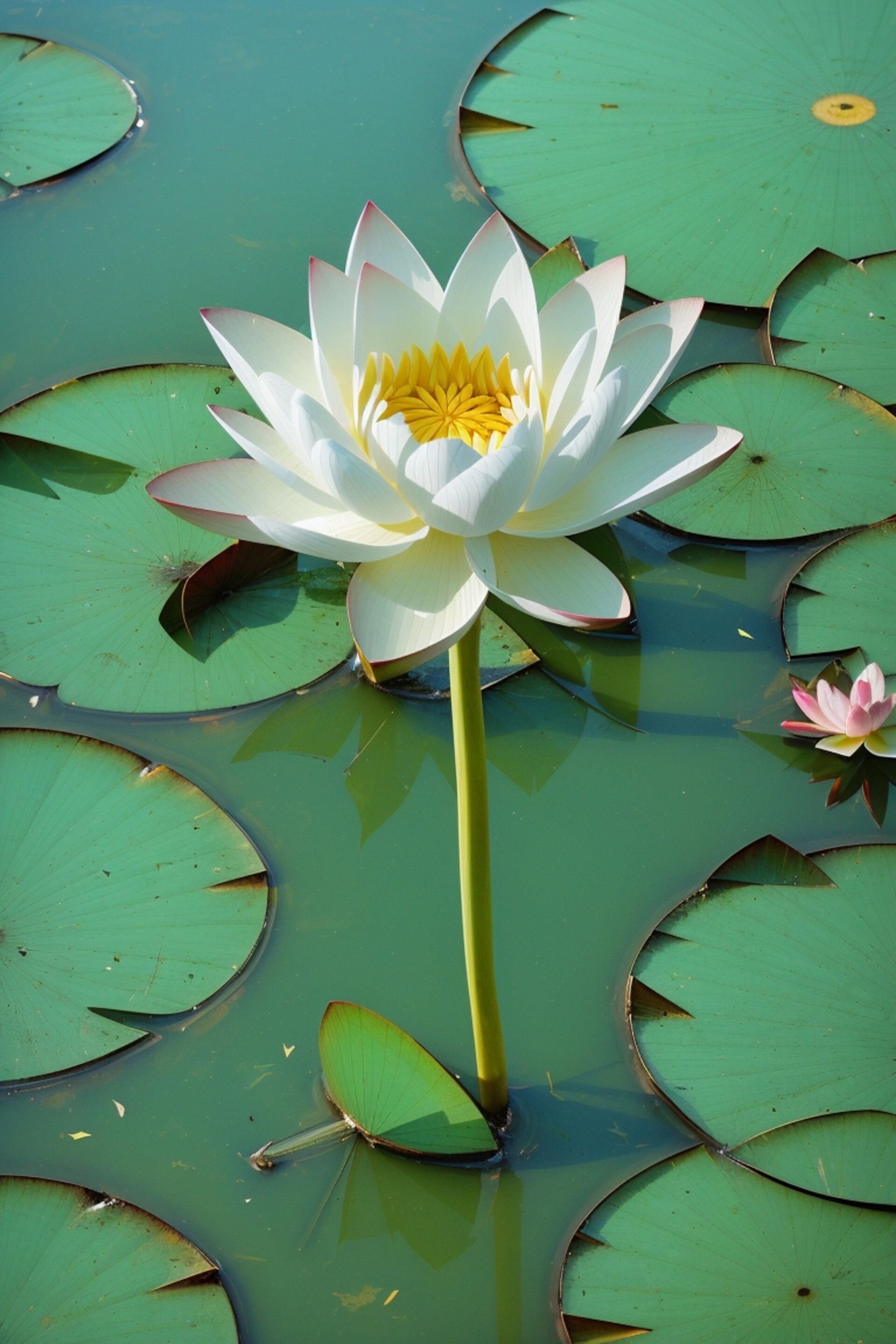 ArtStation - The mind is like a lotus white