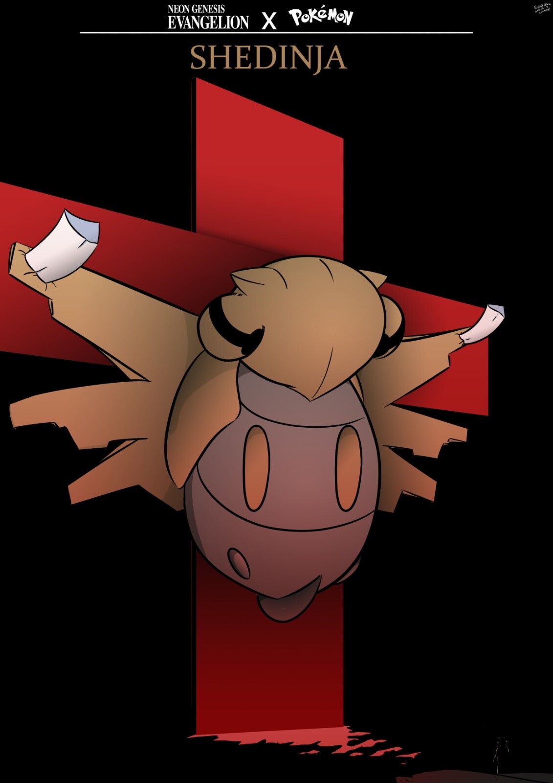 Pokemon Shedinja Back