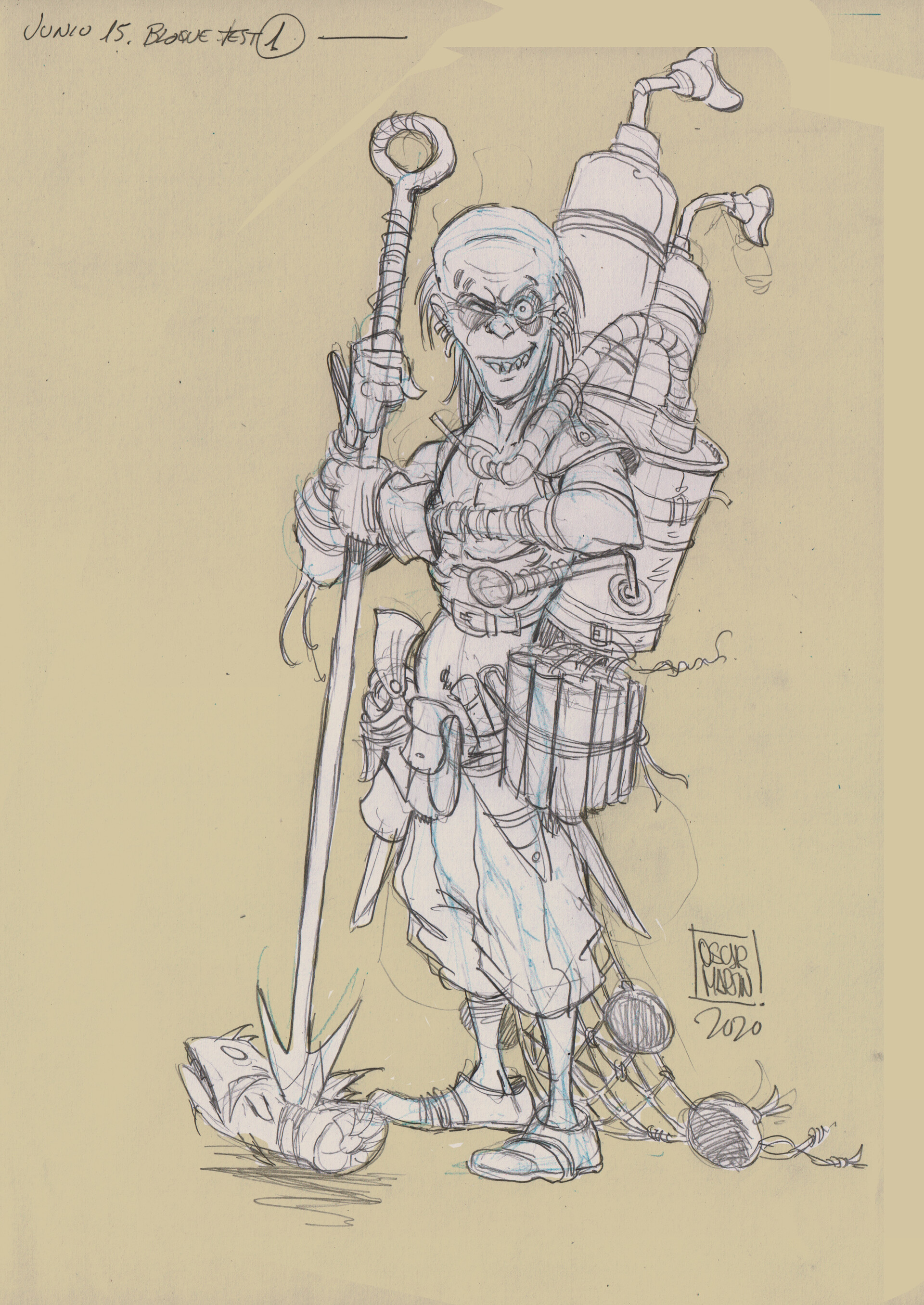 ArtStation - Character design for video game. Concept.