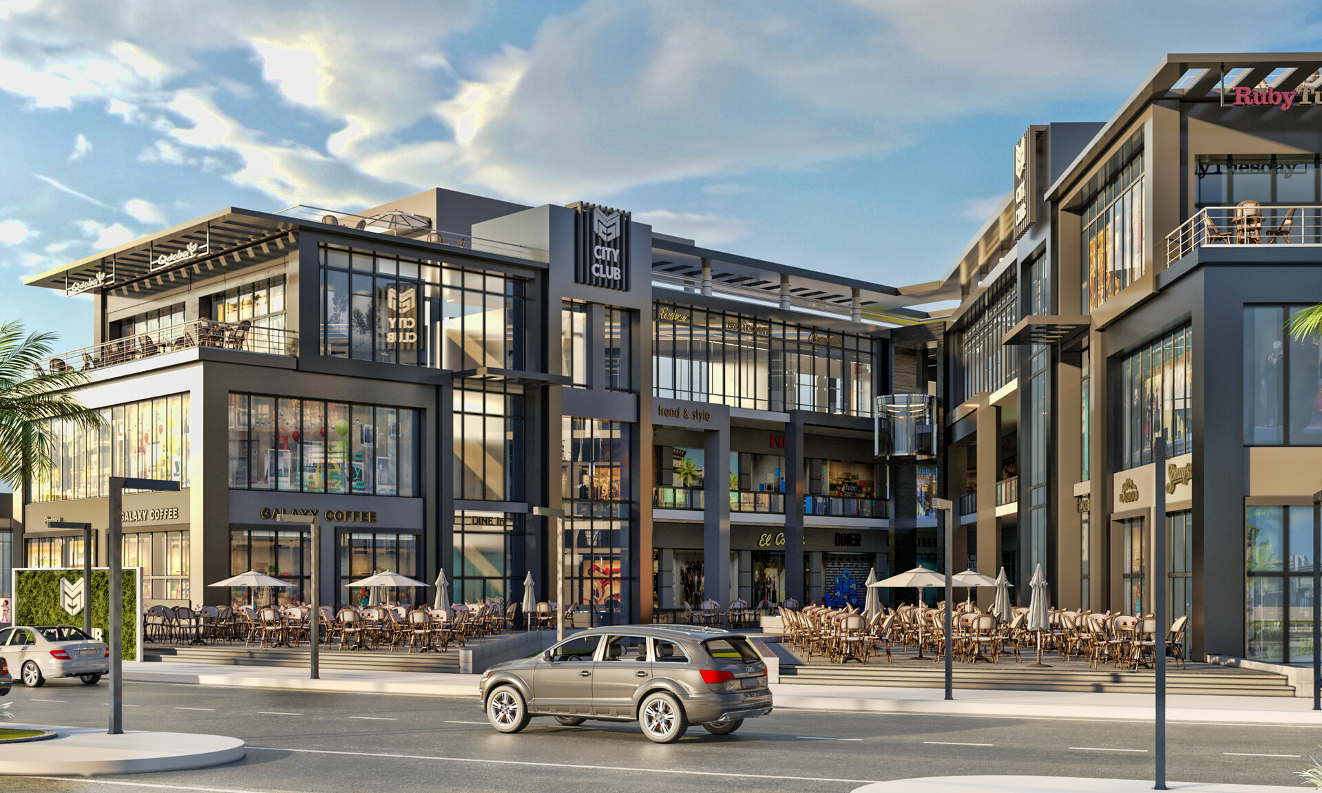 ArtStation - City Club Mall