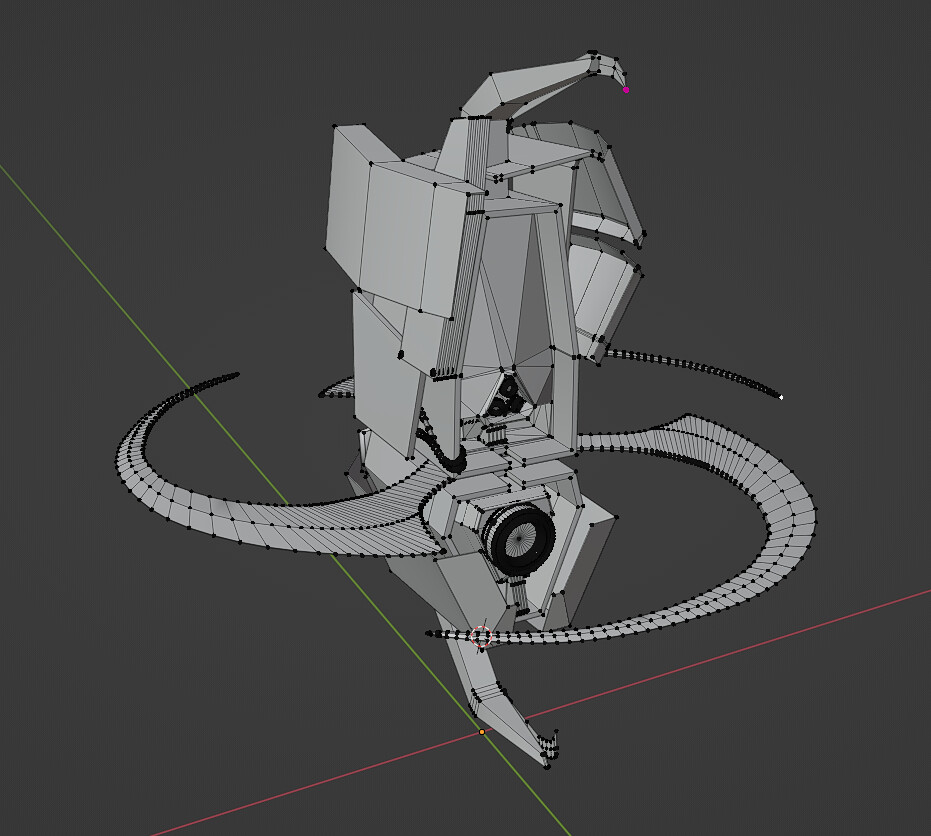 Gleb Magaramov - Manhack 3d model