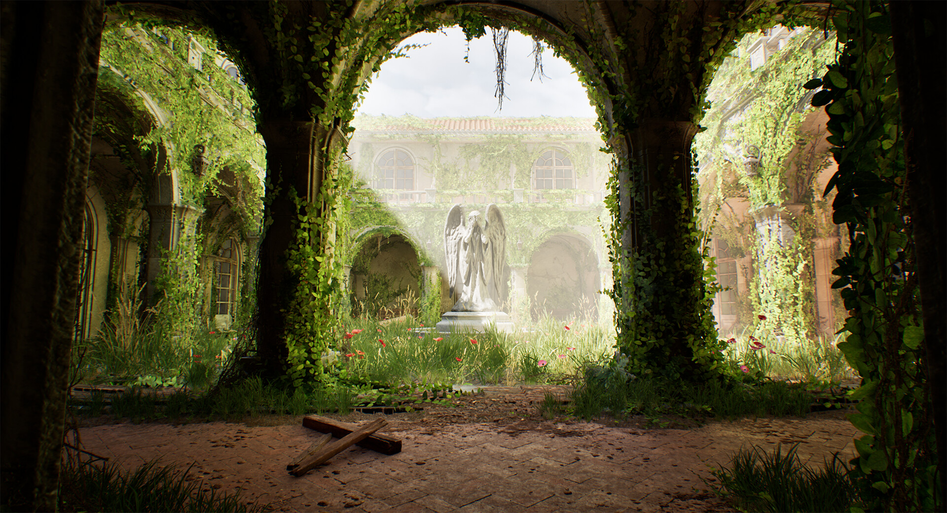 ArtStation - Abandoned Courtyard