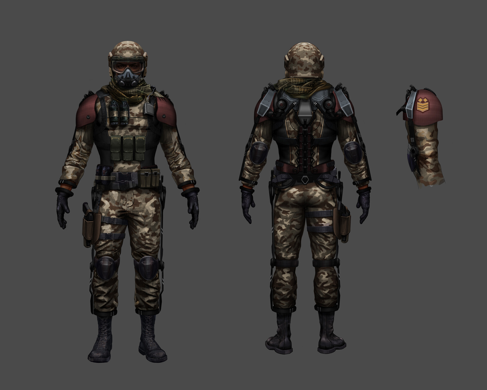 ArtStation - Sci-Fi Soldier Concept Art